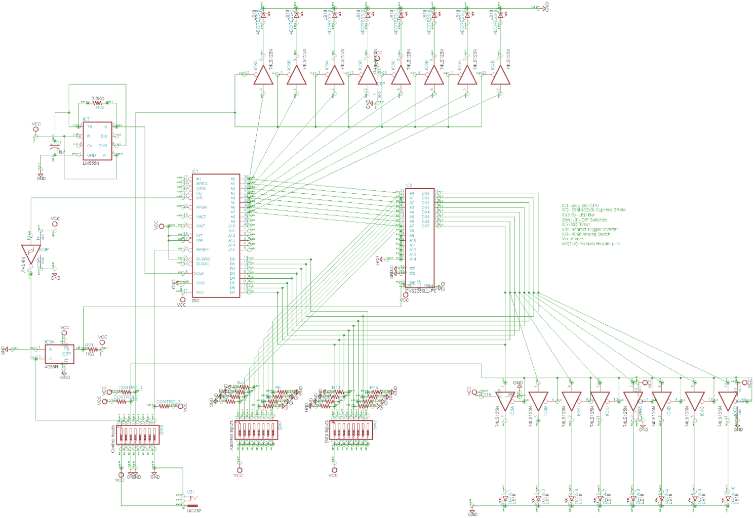 Simple Z80 Computer 4 Steps Instructables