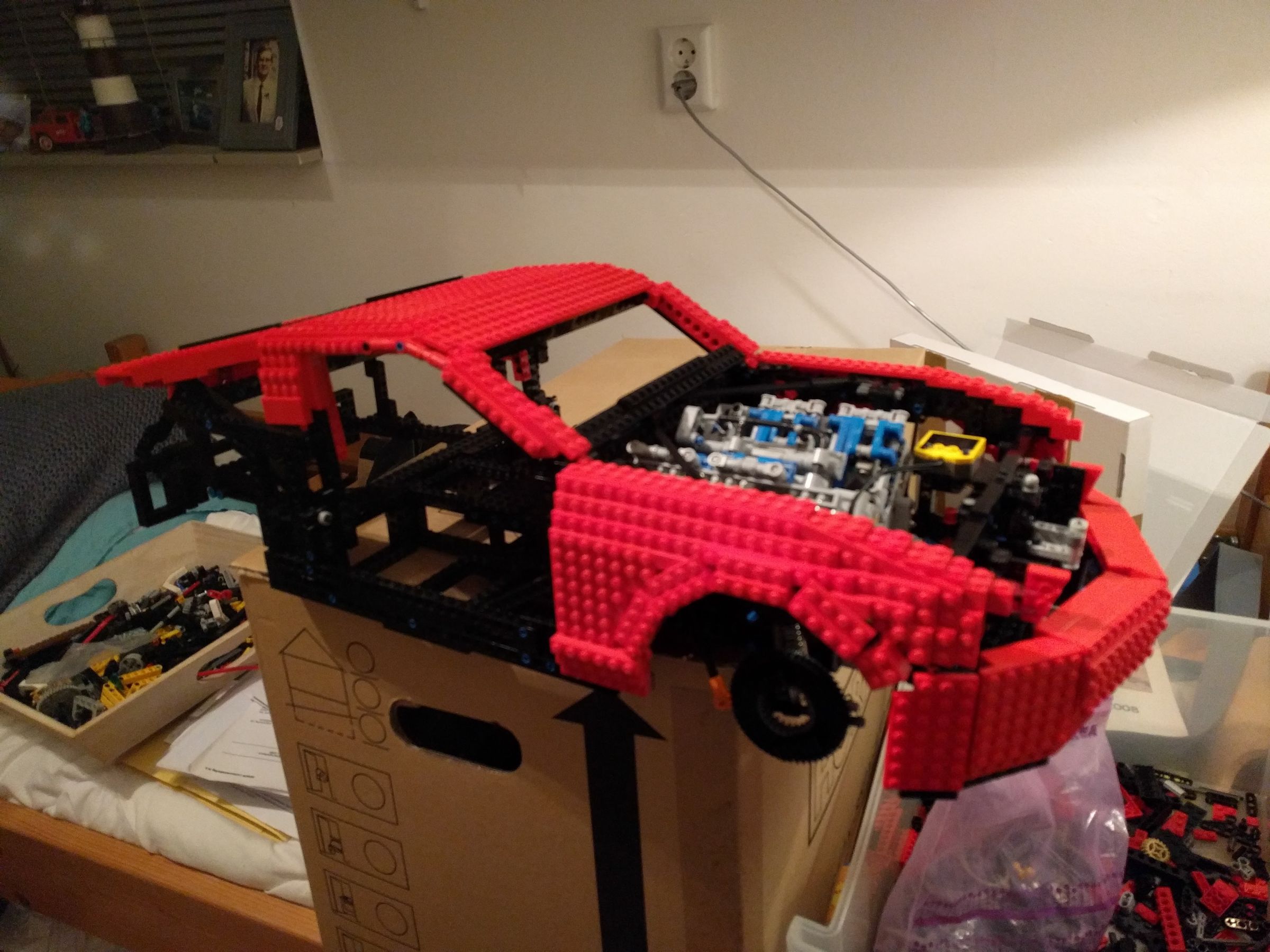 Building a Working LEGO V8 and I3 Pneumatic Engines : 3 Steps ...