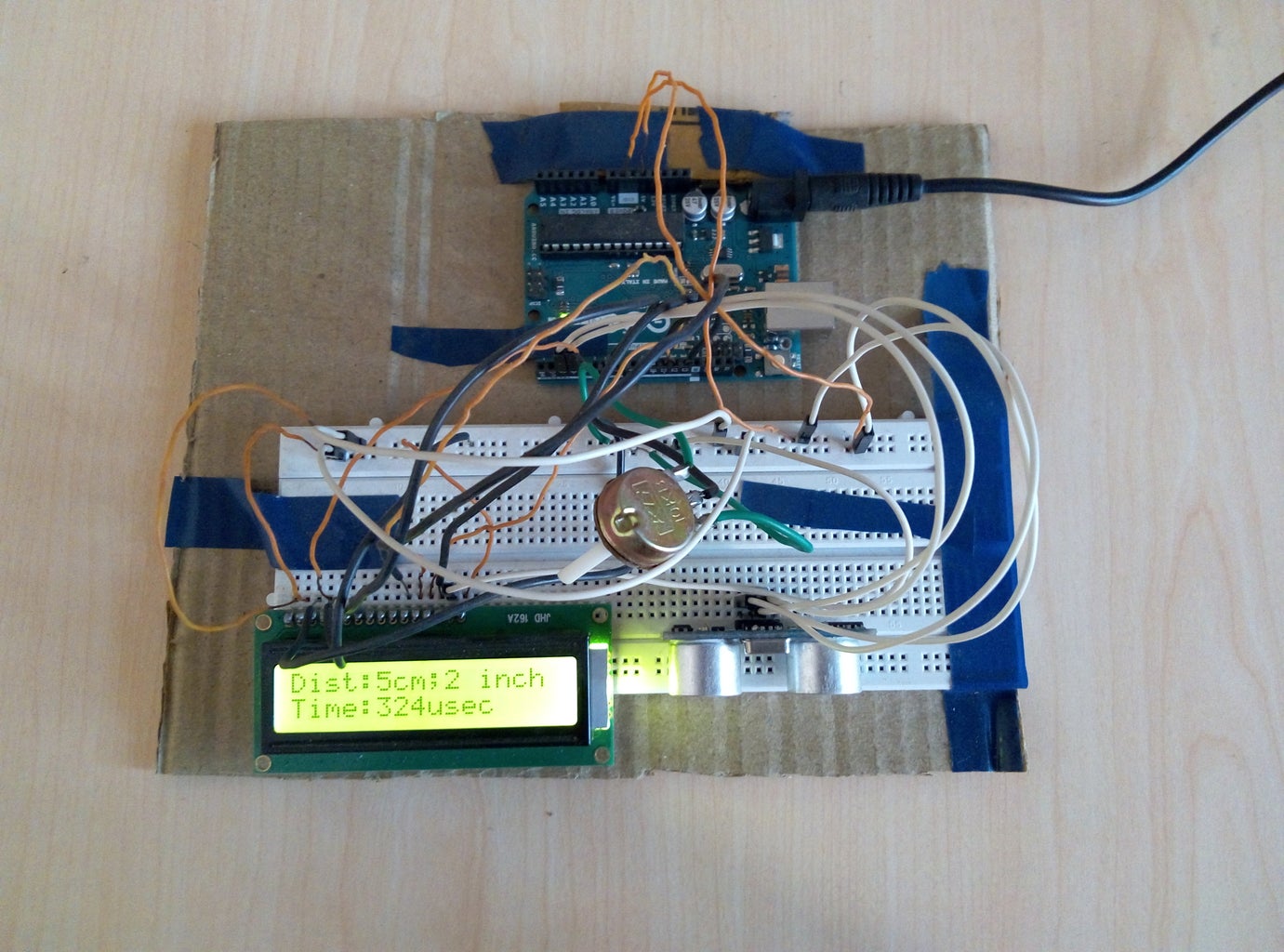 Distance Measurement Project Using Arduino And Ultrasonic Sensor