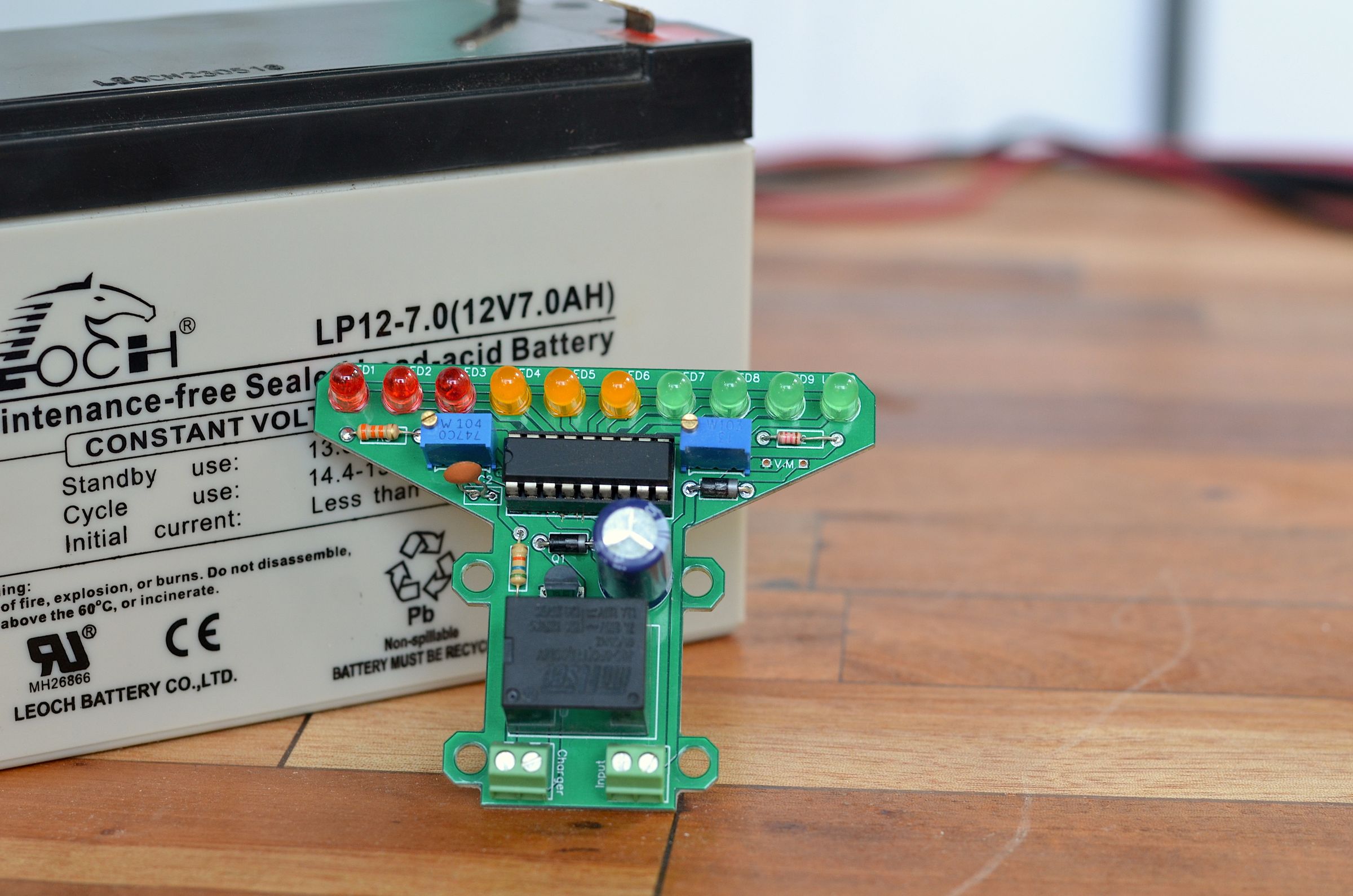DIY Battery Level Indicator/Auto Cutoff for 12v Battery : 5 Steps (with ...