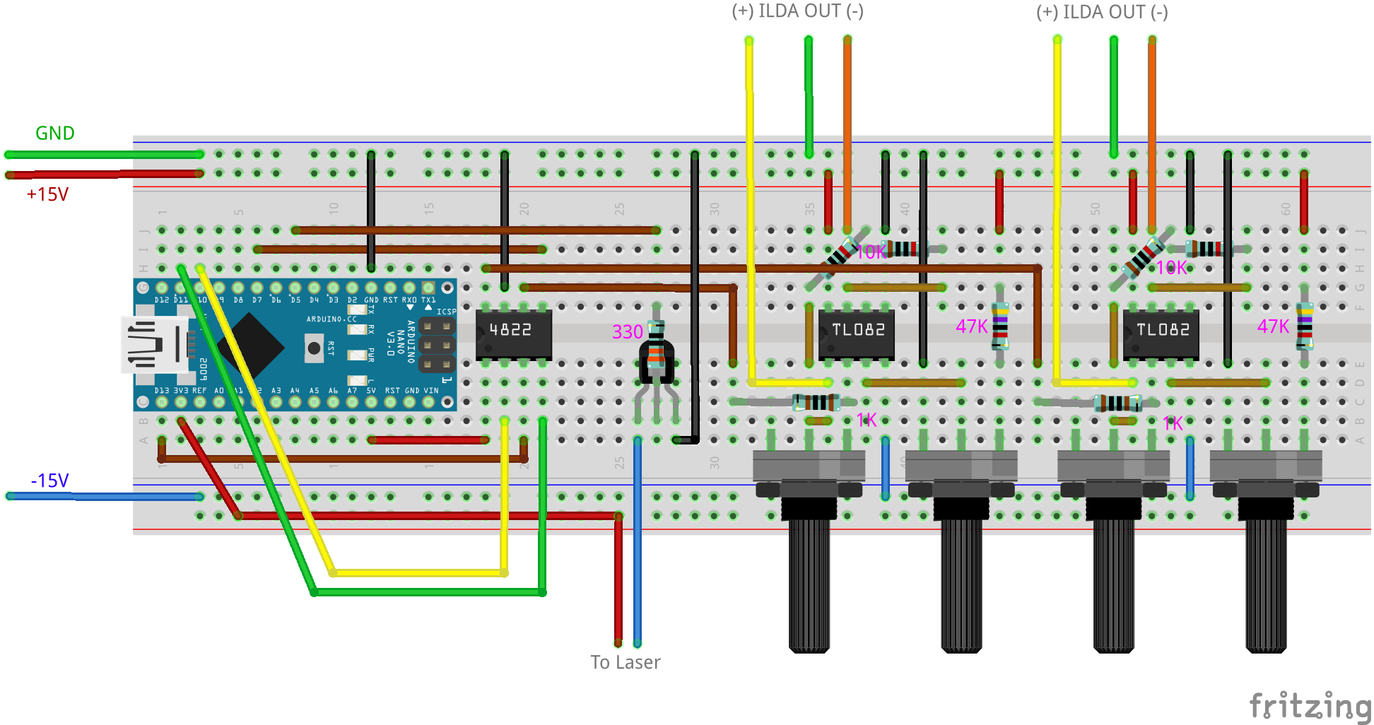 Arduino Laser Show With Real Galvos : 8 Steps (with Pictures ...