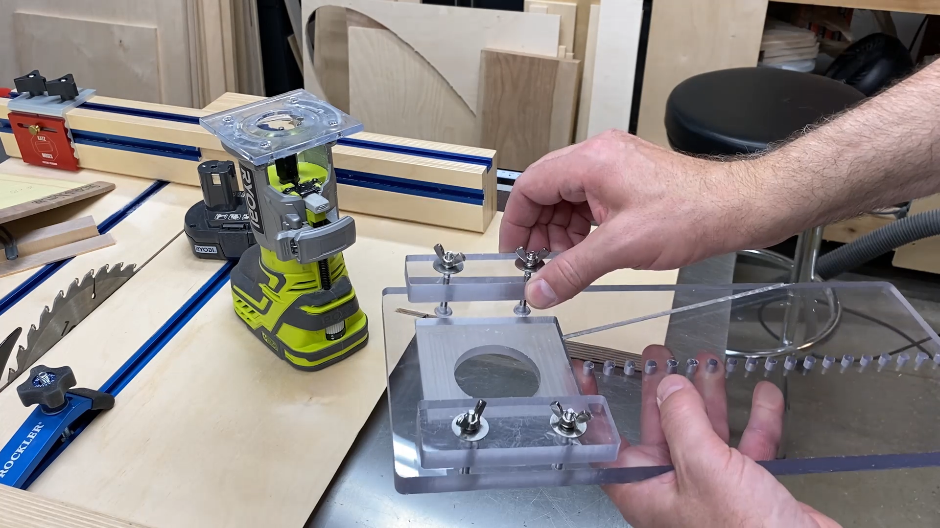 Clear Router Sled and Radius Jig : 6 Steps (with Pictures) - Instructables