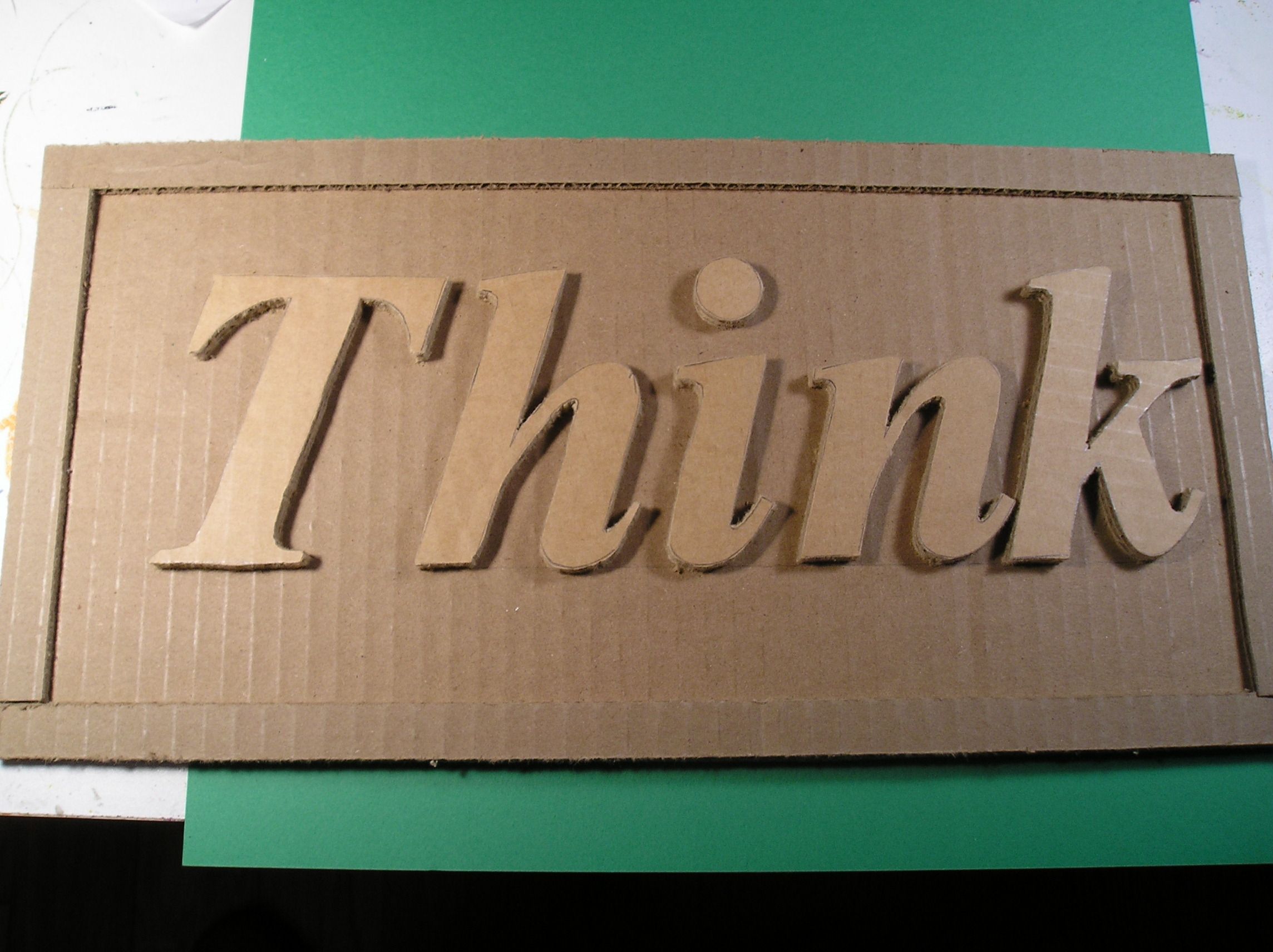 Make Signs Out of Cardboard! : 11 Steps (with Pictures) - Instructables