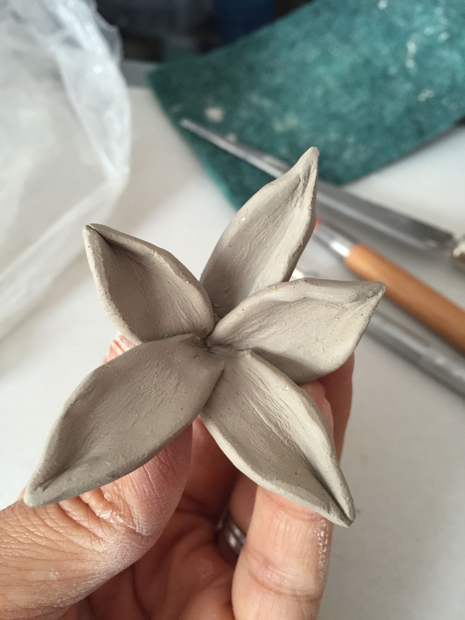 How to Make a Simple Flower in Clay : 6 Steps (with Pictures ...