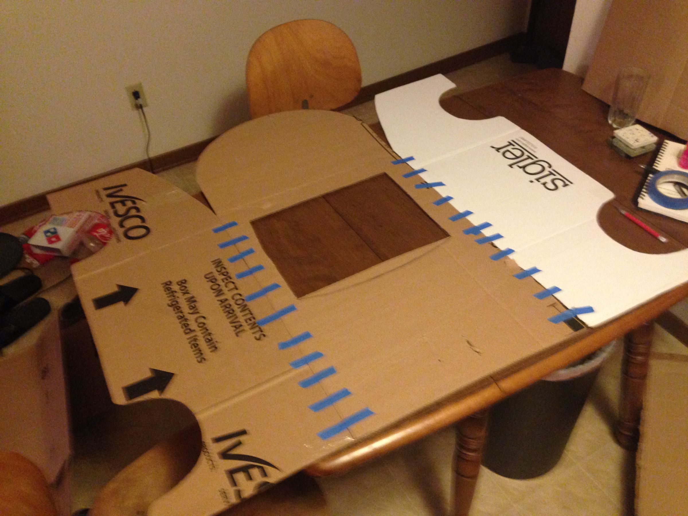 Making a Cardboard Mario Kart Frame : 20 Steps - Instructables
