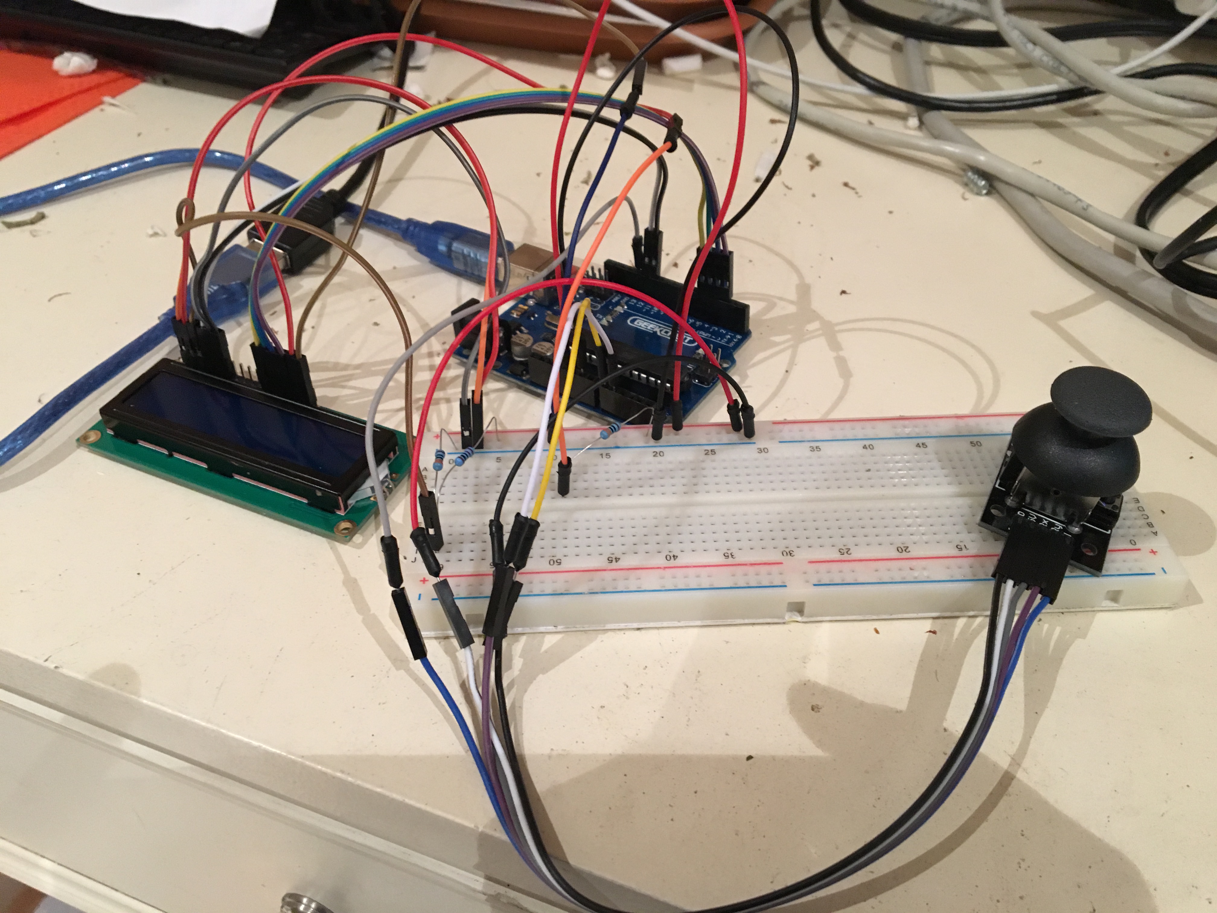 Arduino Uno R3 1602 LCD Safe Lock With Joystick Control : 3 Steps ...