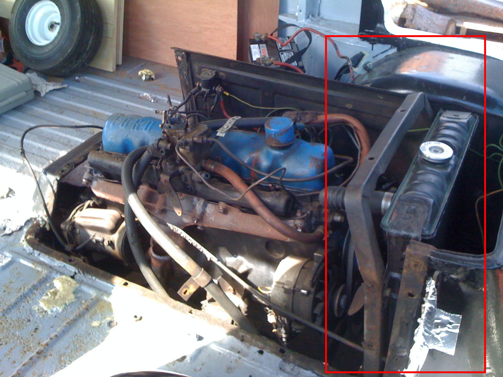 Pulling the Engine From a 1960's Ford Econoline Van : 14 Steps (with ...