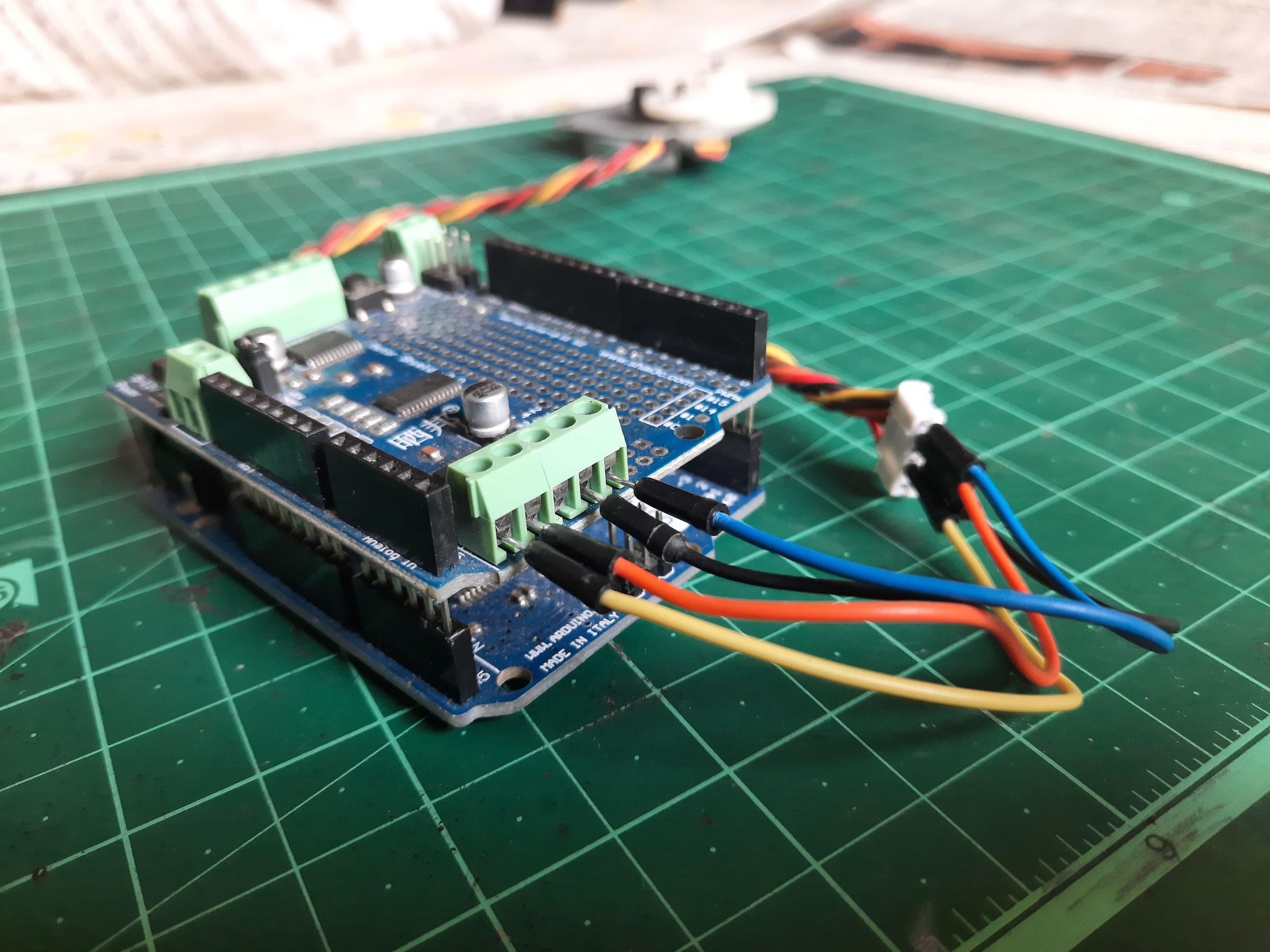 Wii Nunchuk Controlled Stepper Motor | Joystick Motor Control : 7 Steps ...