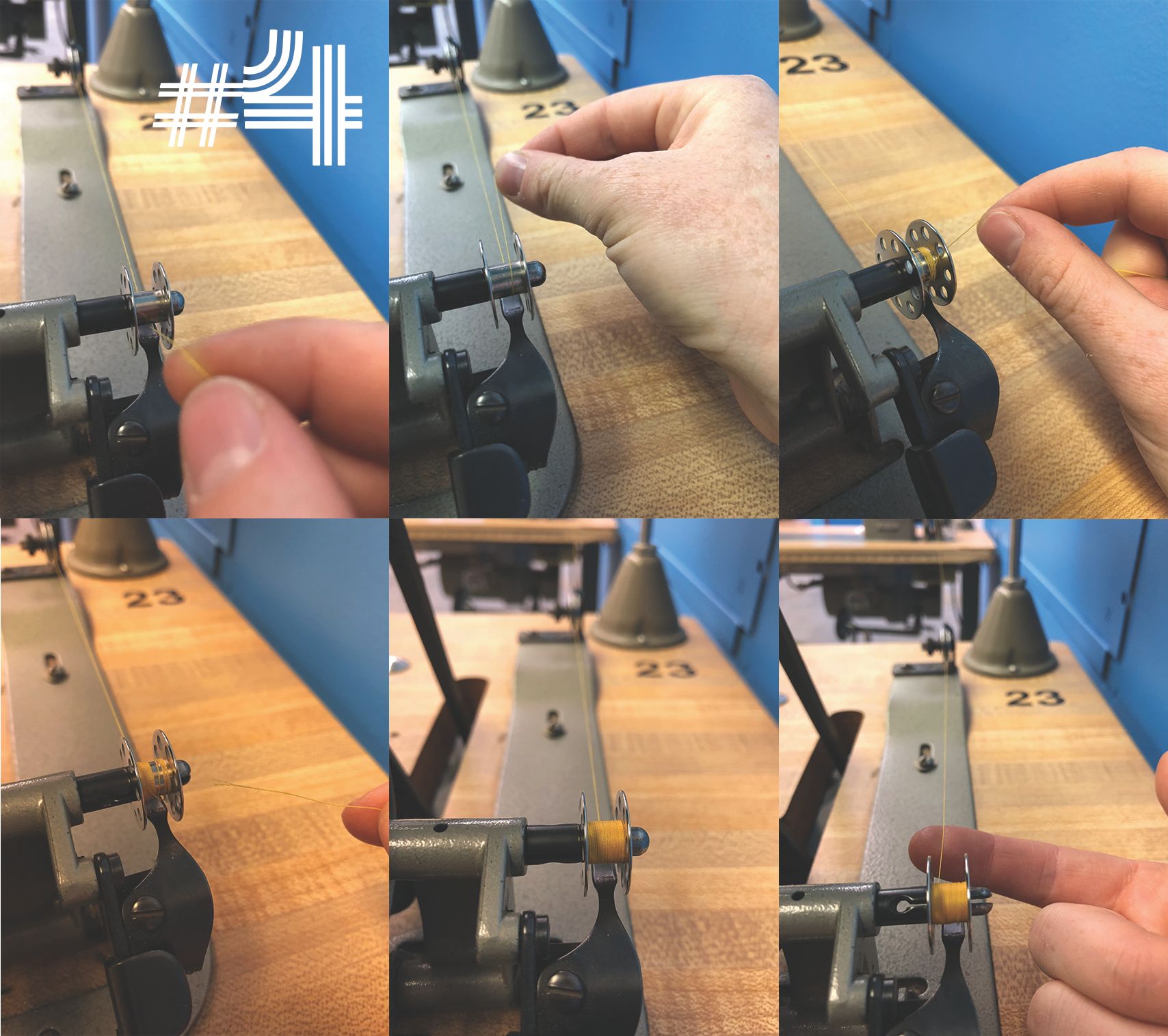 How to Thread a Juki Industrial Sewing Machine : 8 Steps (with Pictures ...