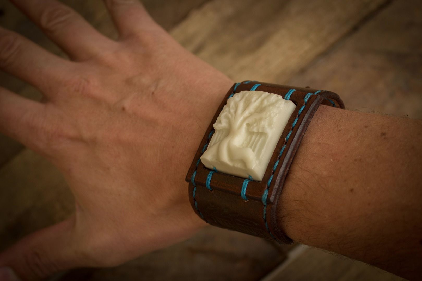 Carved Vegetable Ivory (Tagua) Bracelet : 16 Steps (with Pictures ...