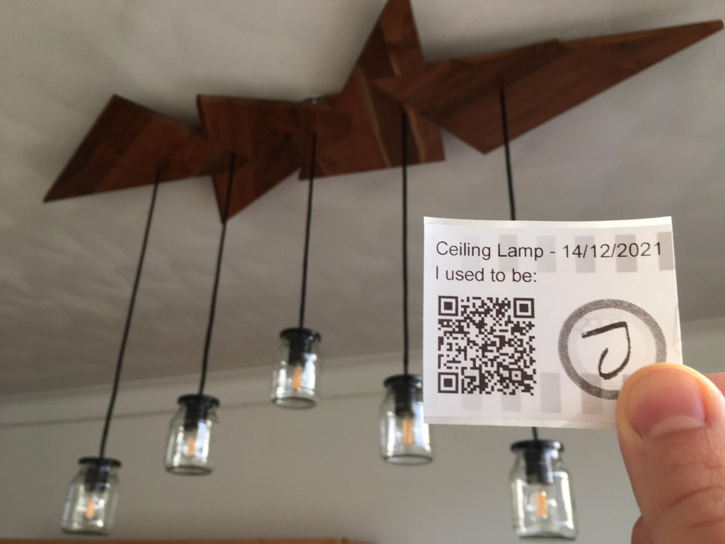 Turning an Old Teak Coffee Table Into a Ceiling Lamp : 5 Steps (with ...