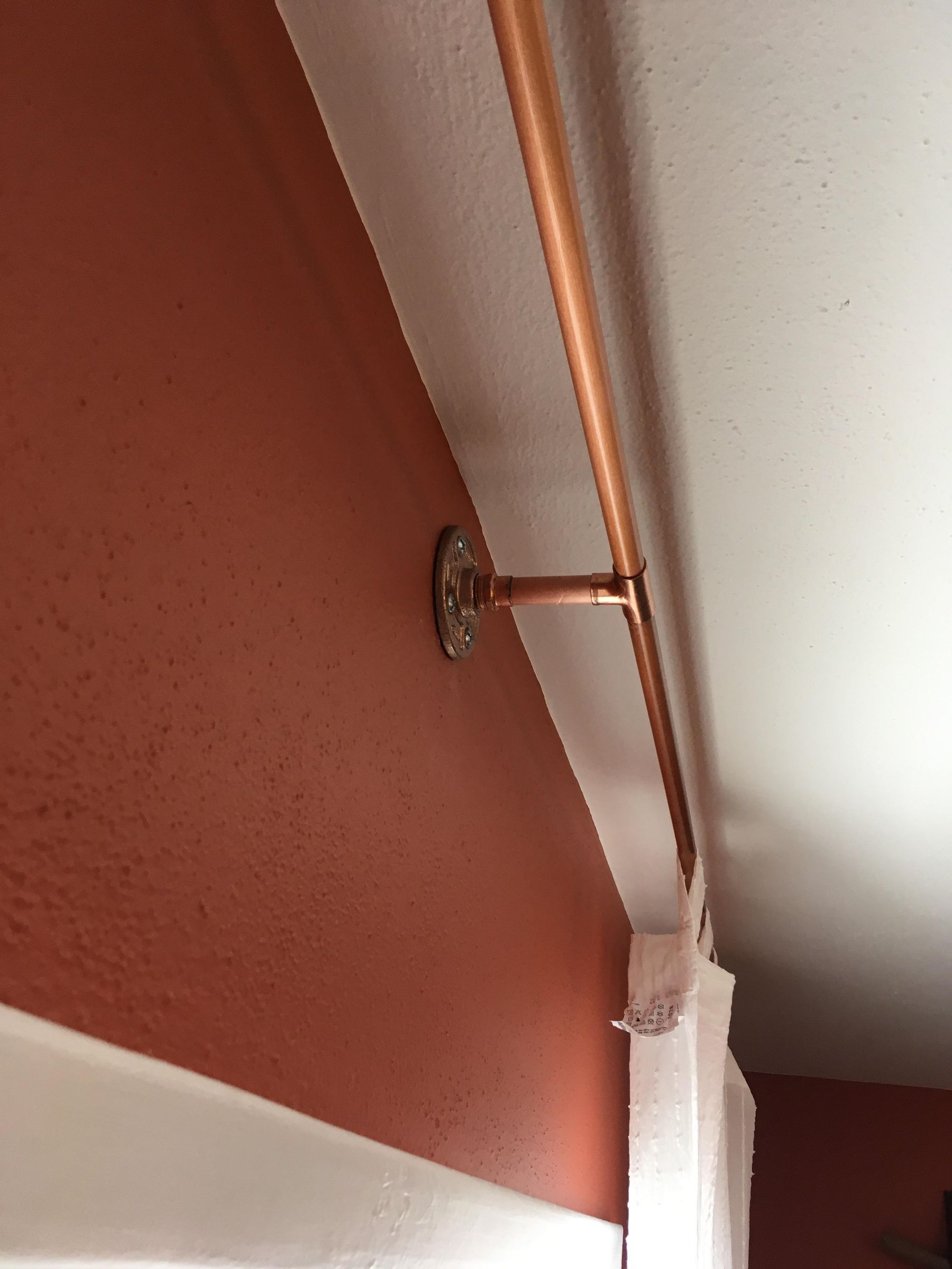 Brushed Copper Curtain Rods From Plumbing Parts : 9 Steps (with ...
