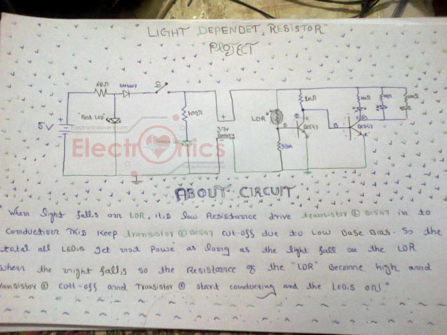 How to Make an LDR (light-dependent Resistor ) Circuit - Instructables