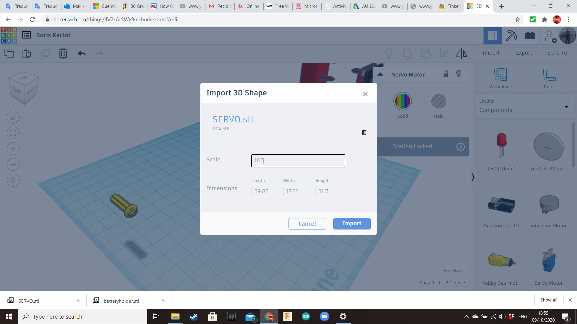 Tinkercad + Micro:bit Robotics for School: "I Love Kartof" Robot! : 17 Steps (with Pictures ...