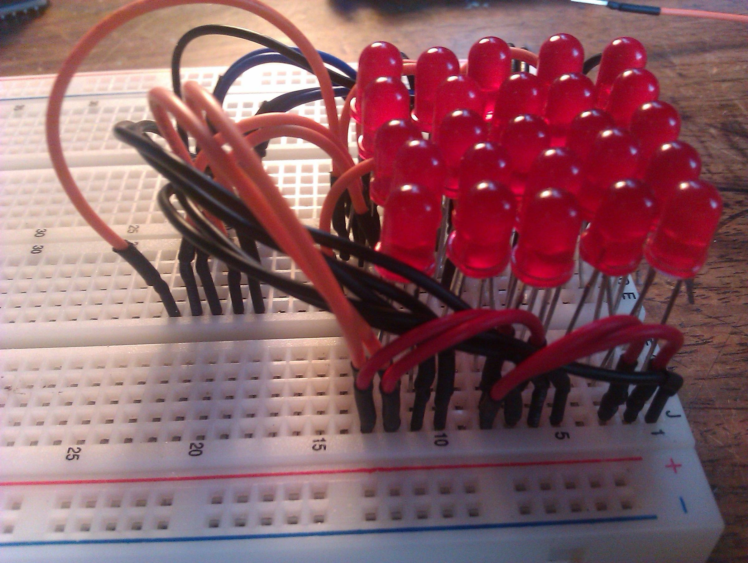 5X5 Dot Matrix on Arduino (gets Text From Pc) Full Instructions and ...