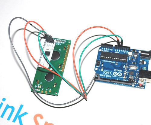 how to use arduino i2c serial lcd 16x2 (yellow backlight) DIY Project ...