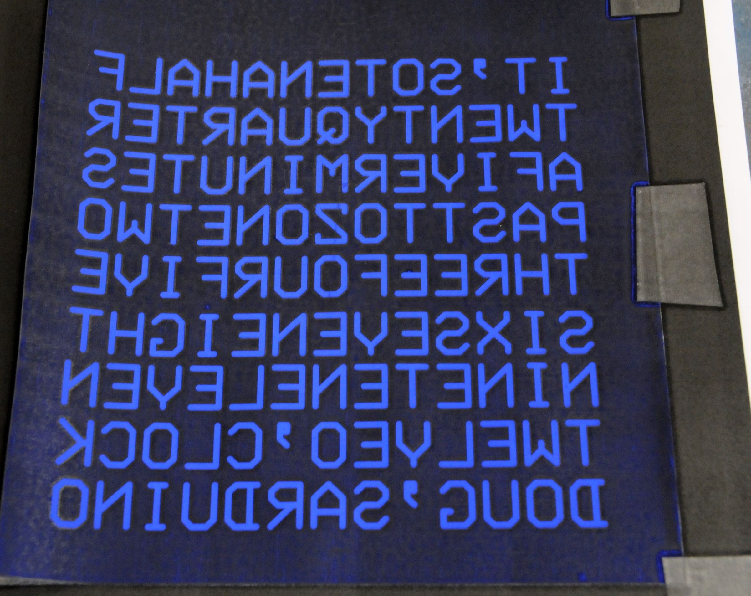 The Word Clock - Arduino Version : 11 Steps (with Pictures) - Instructables