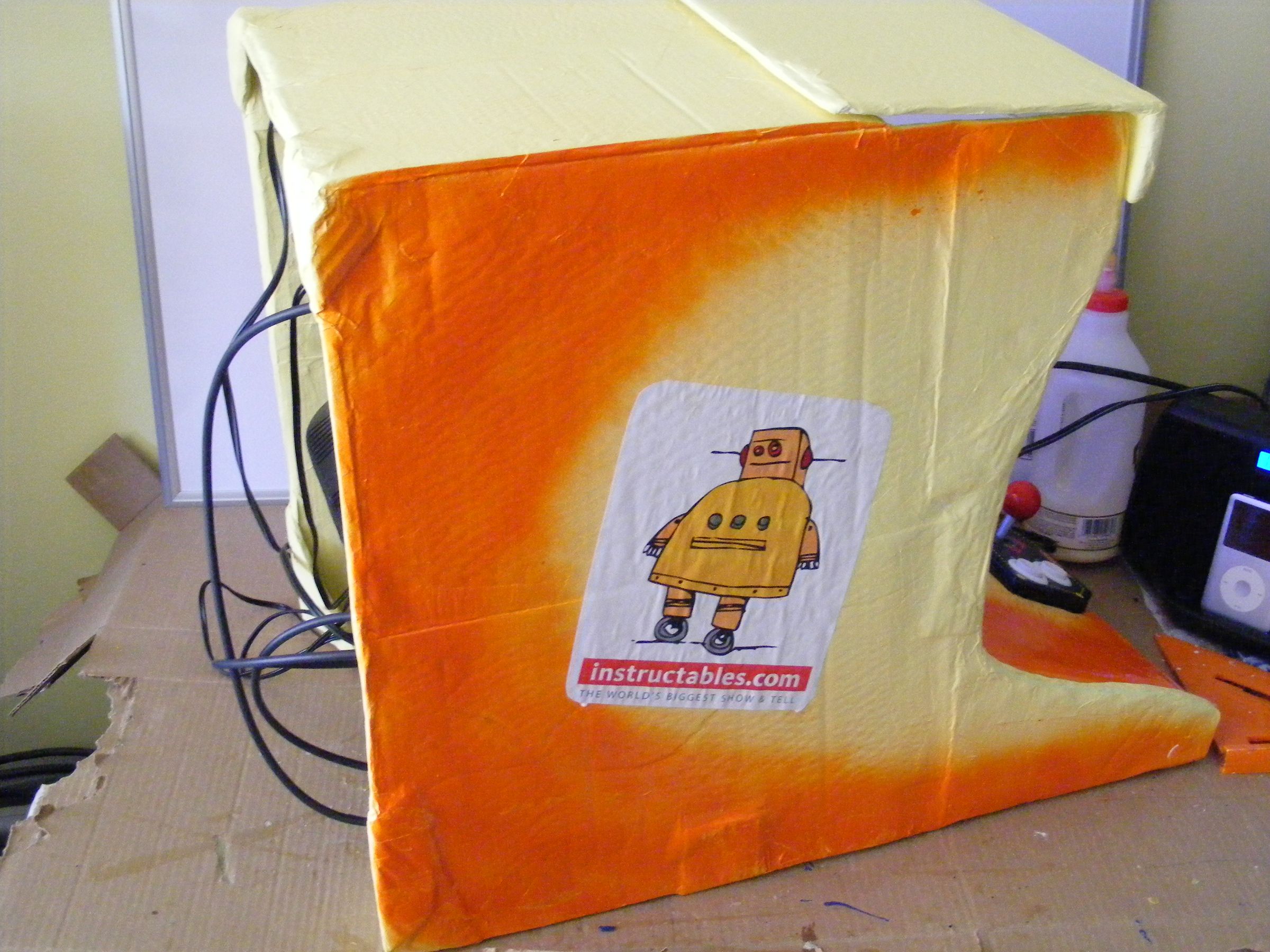 Cardboard Bar Top Arcade Game Console - Lithium Rain Recycled ...