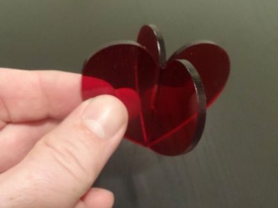 Laser Cutting and Acrylic Welding Valentine Hearts. : 3 Steps (with ...