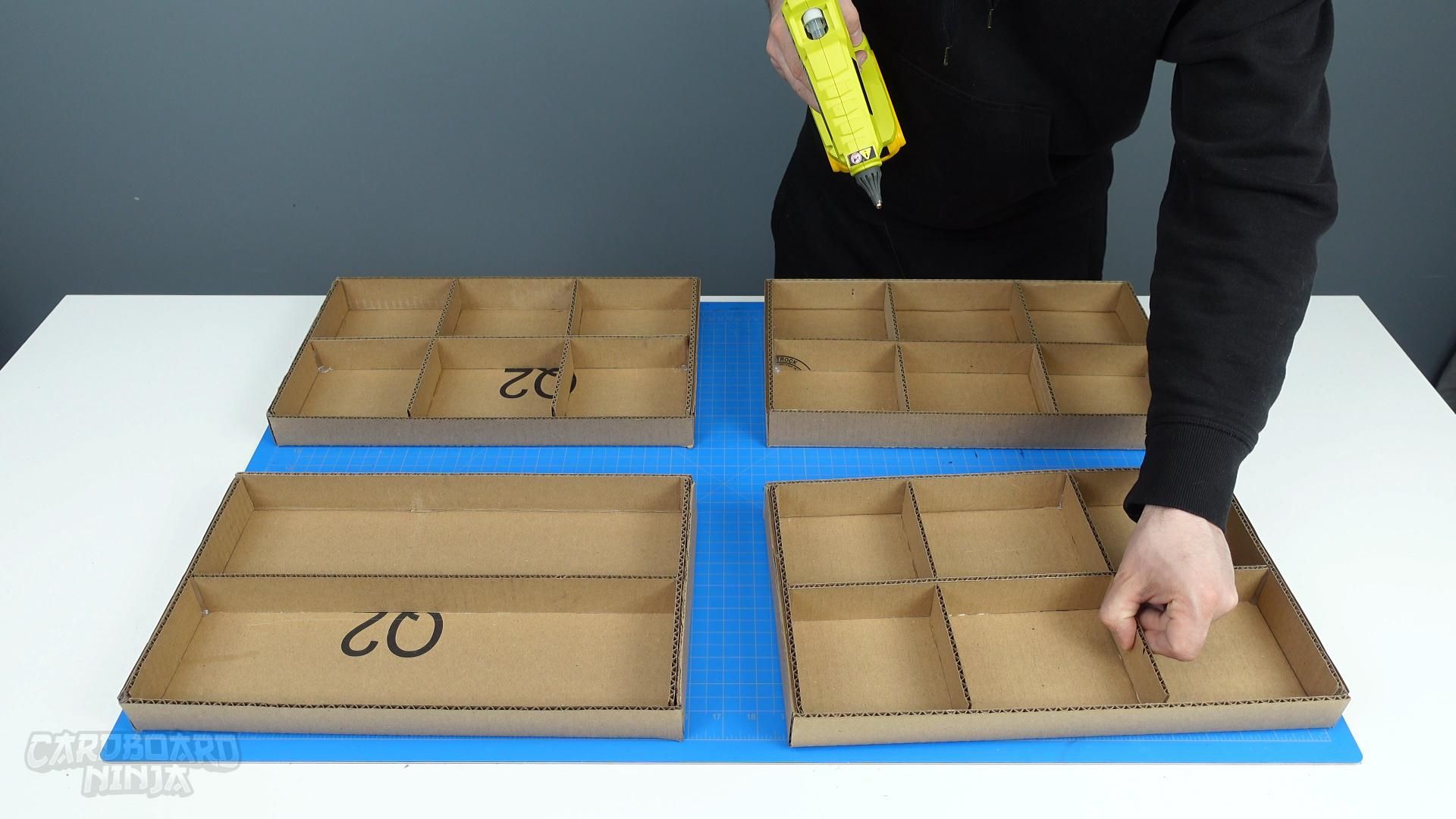 Cardboard Storage Shelf From Single Box : 10 Steps (with Pictures ...