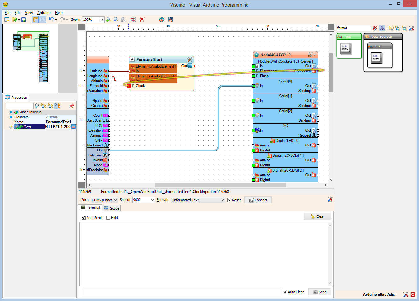 ESP8266 and Visuino: GPS Location Web Server With Google Maps : 11 ...