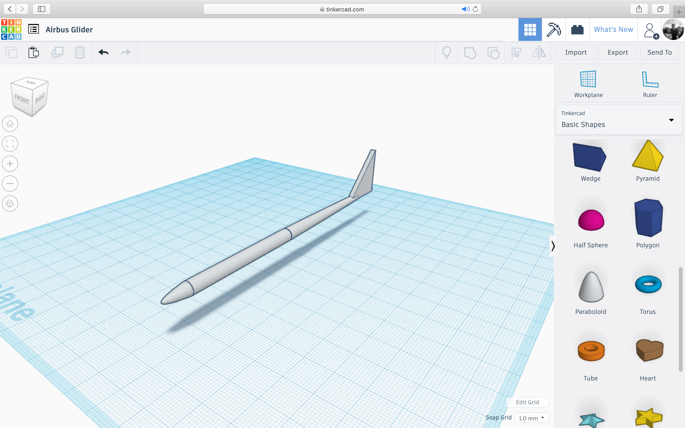 Design and Build a Glider Using Tinkercad : 7 Steps (with Pictures ...