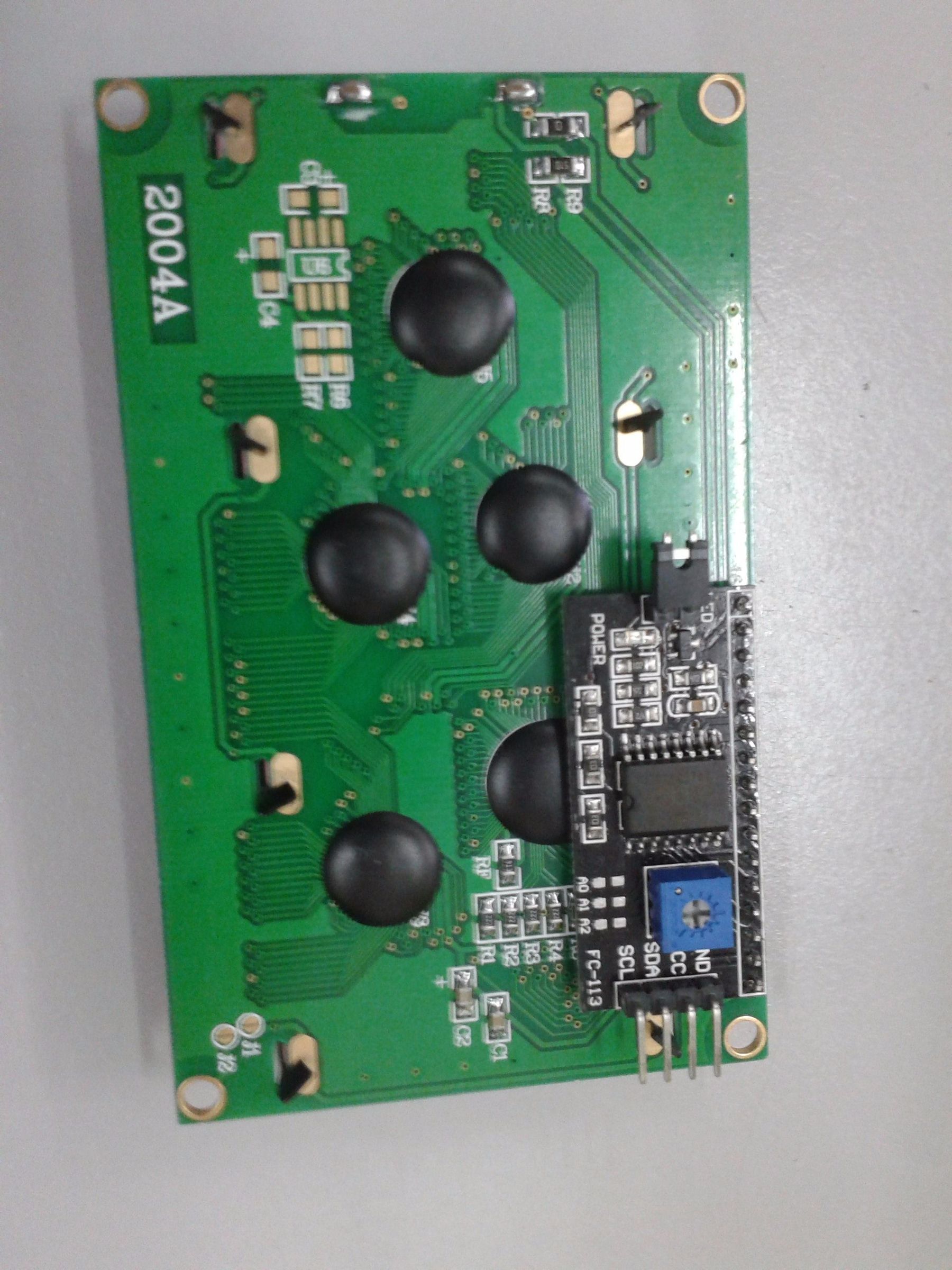 How to Use I2C Serial LCD 20X4 (Yellow Backlight) : 6 Steps (with Pictures) - Instructables