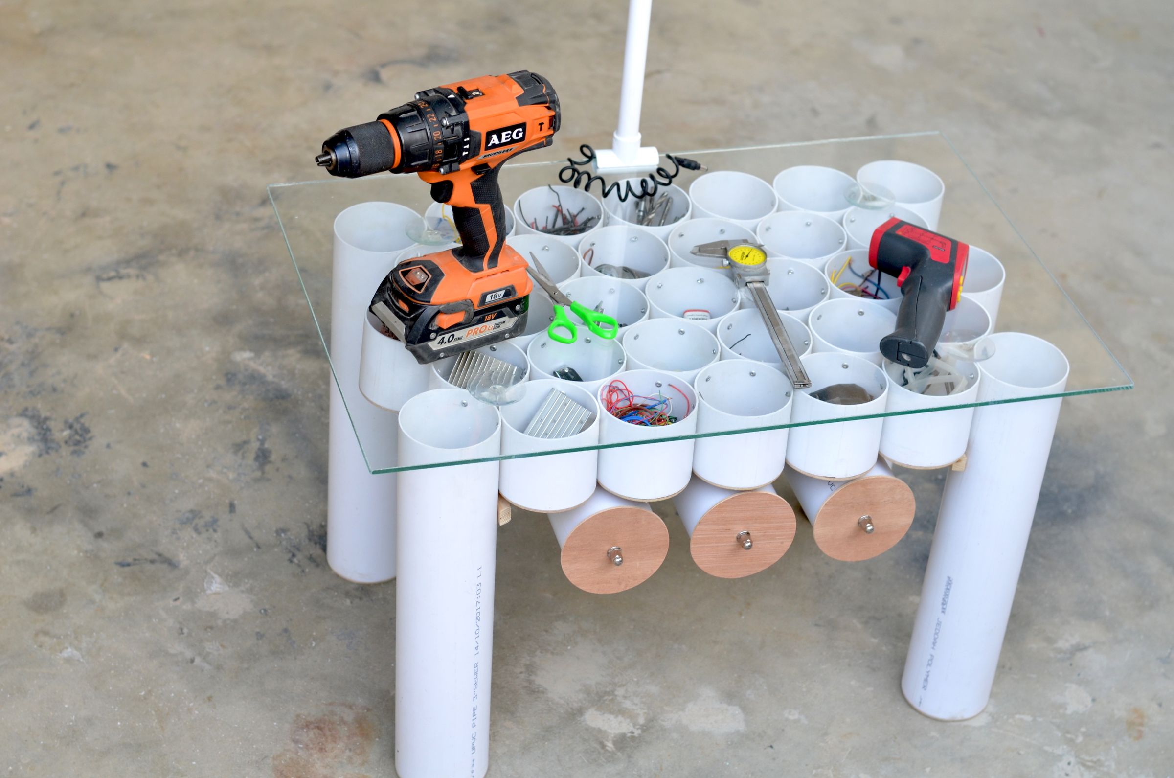 DIYers PVC Organizer Workbench/Table : 15 Steps (with Pictures ...