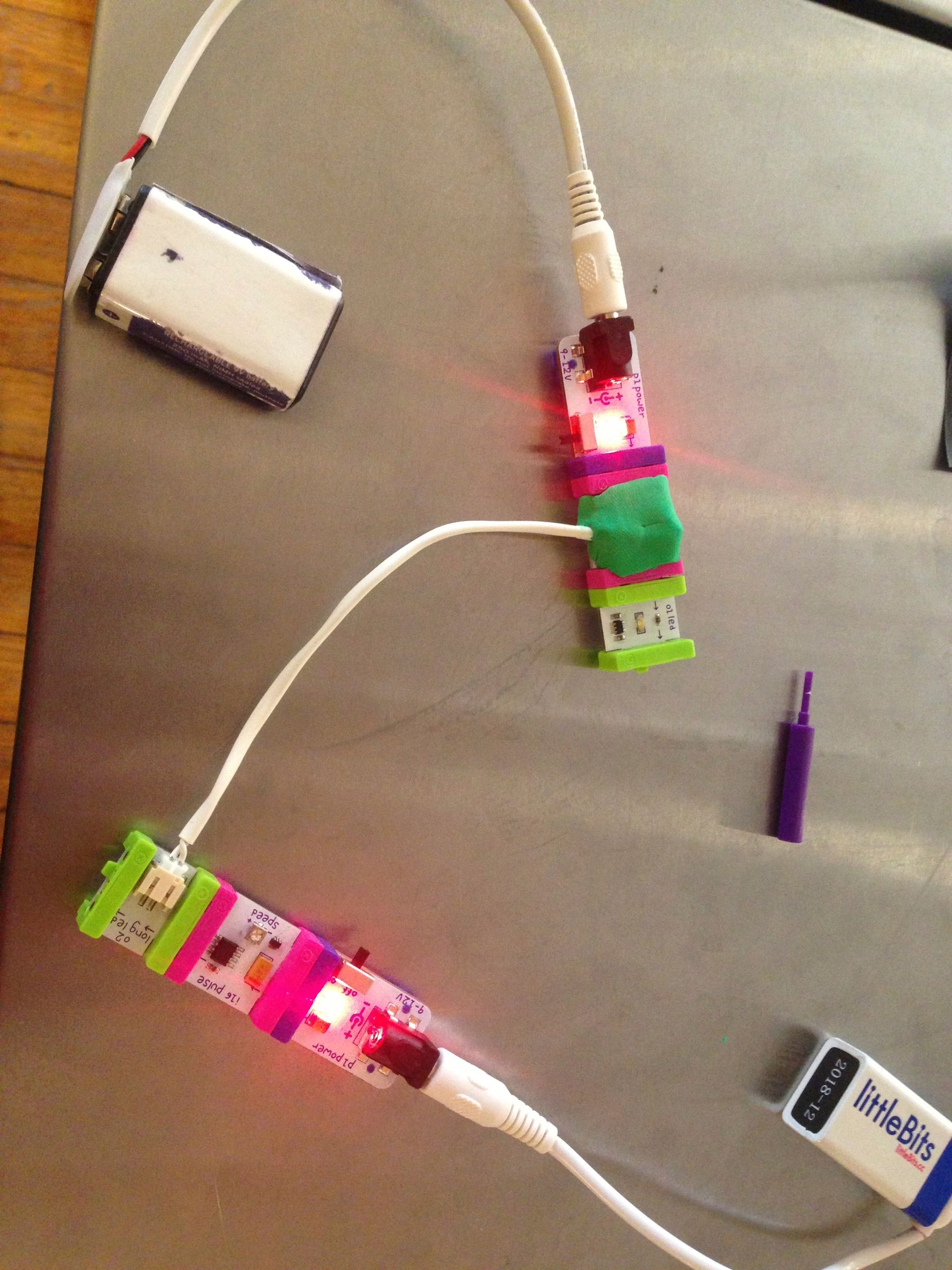 Robotic Music Player and Sequencer With LittleBits AKA Fruityloops IRL ...
