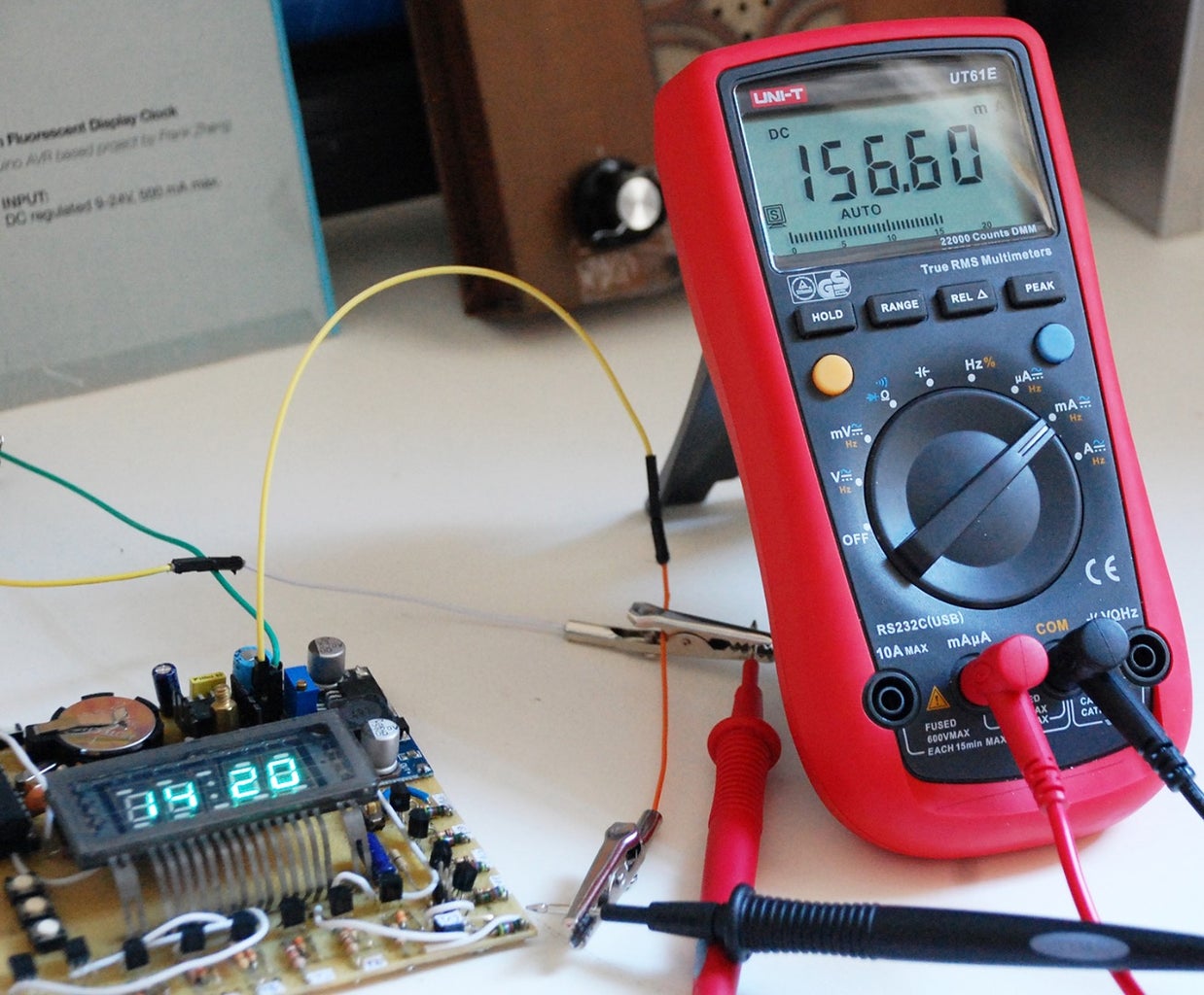 Arduino Vfd Display Clock Tutorial A Guide To Vfd Displays 10 Steps