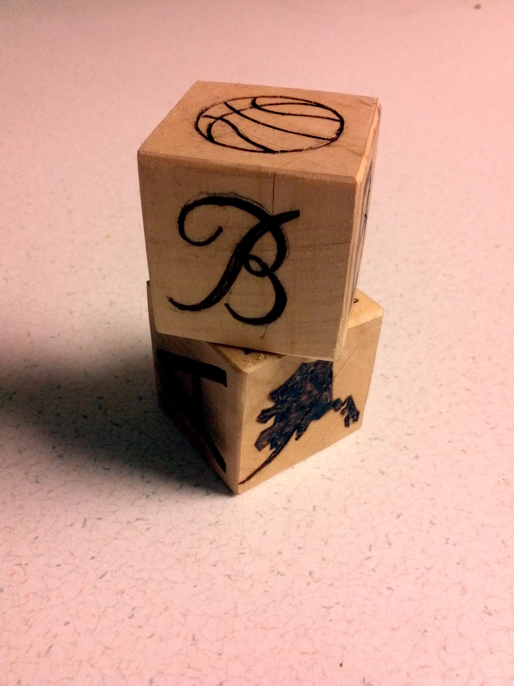 Custom Wooden Letter Blocks for Children : 4 Steps (with Pictures ...