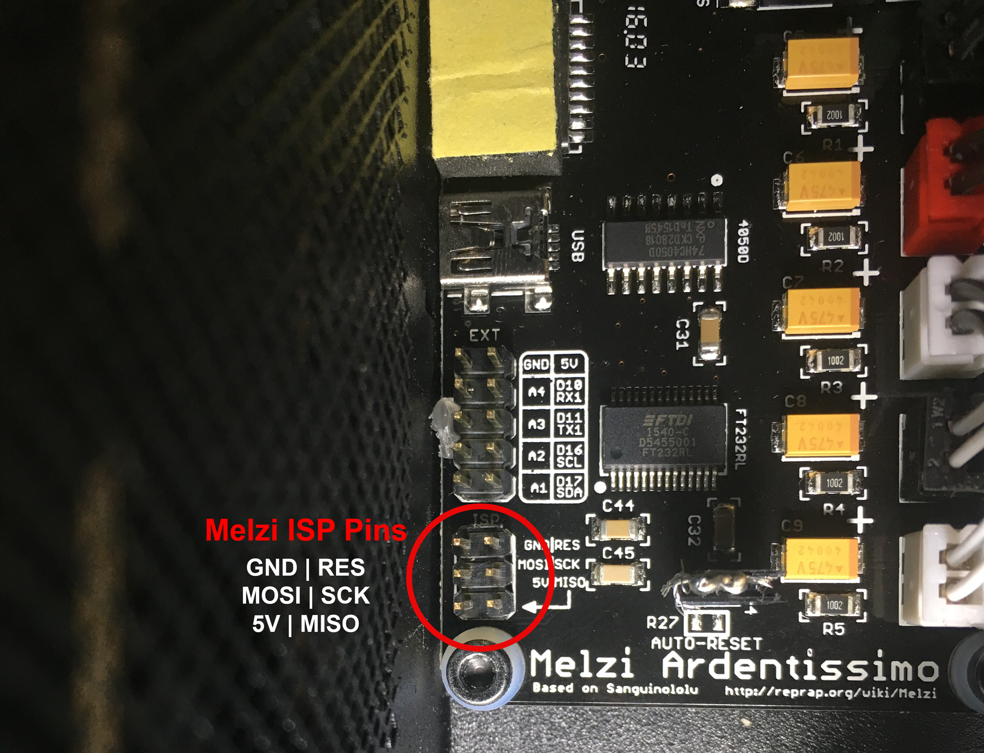 Using an Arduino to Flash the Melzi Board (Wanhao I3) and Upgrade ...