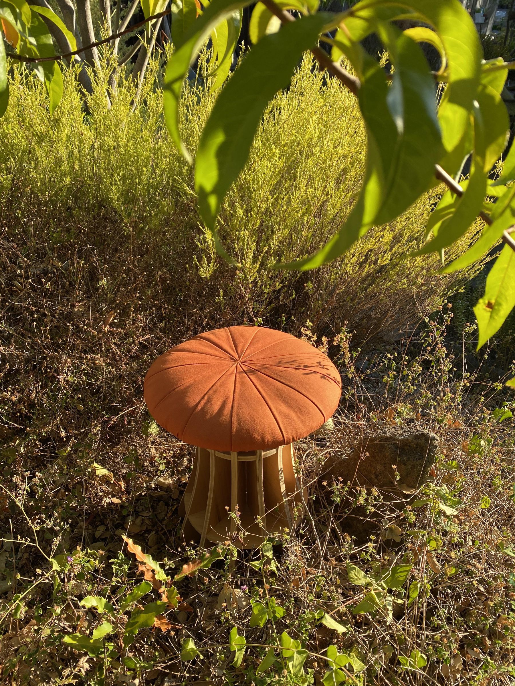 Toadstool: Mushroom-Inspired Rocking Stool : 17 Steps (with Pictures ...