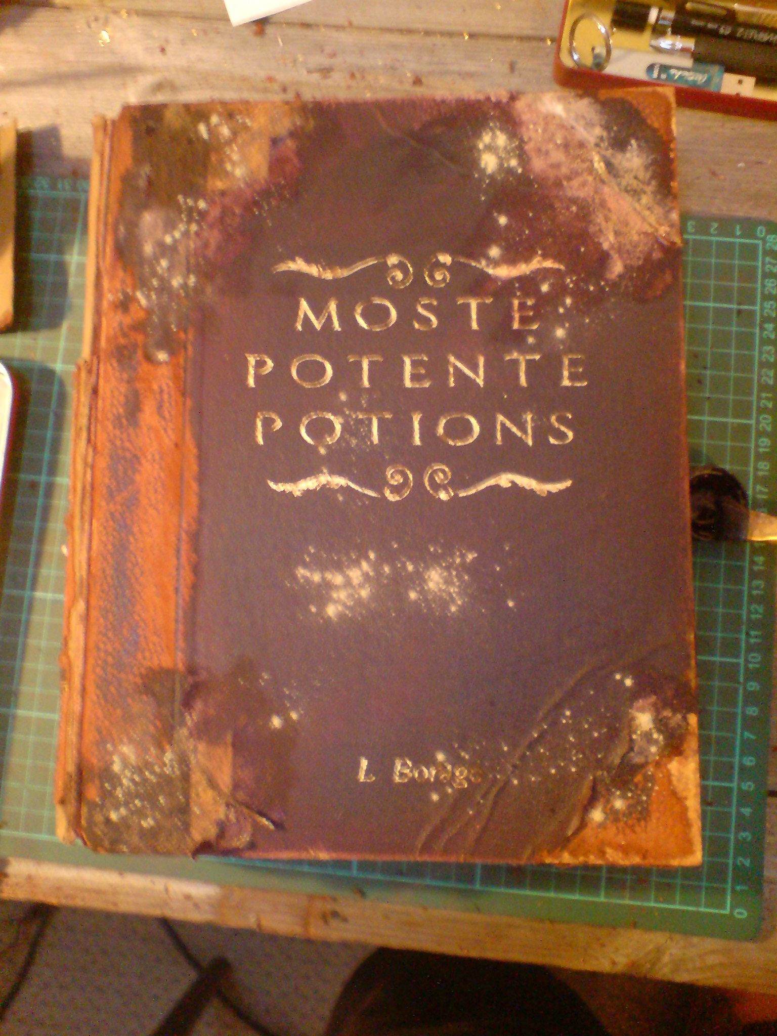 Harry Potter Style Hogwarts Library Spellbooks : 10 Steps (with ...