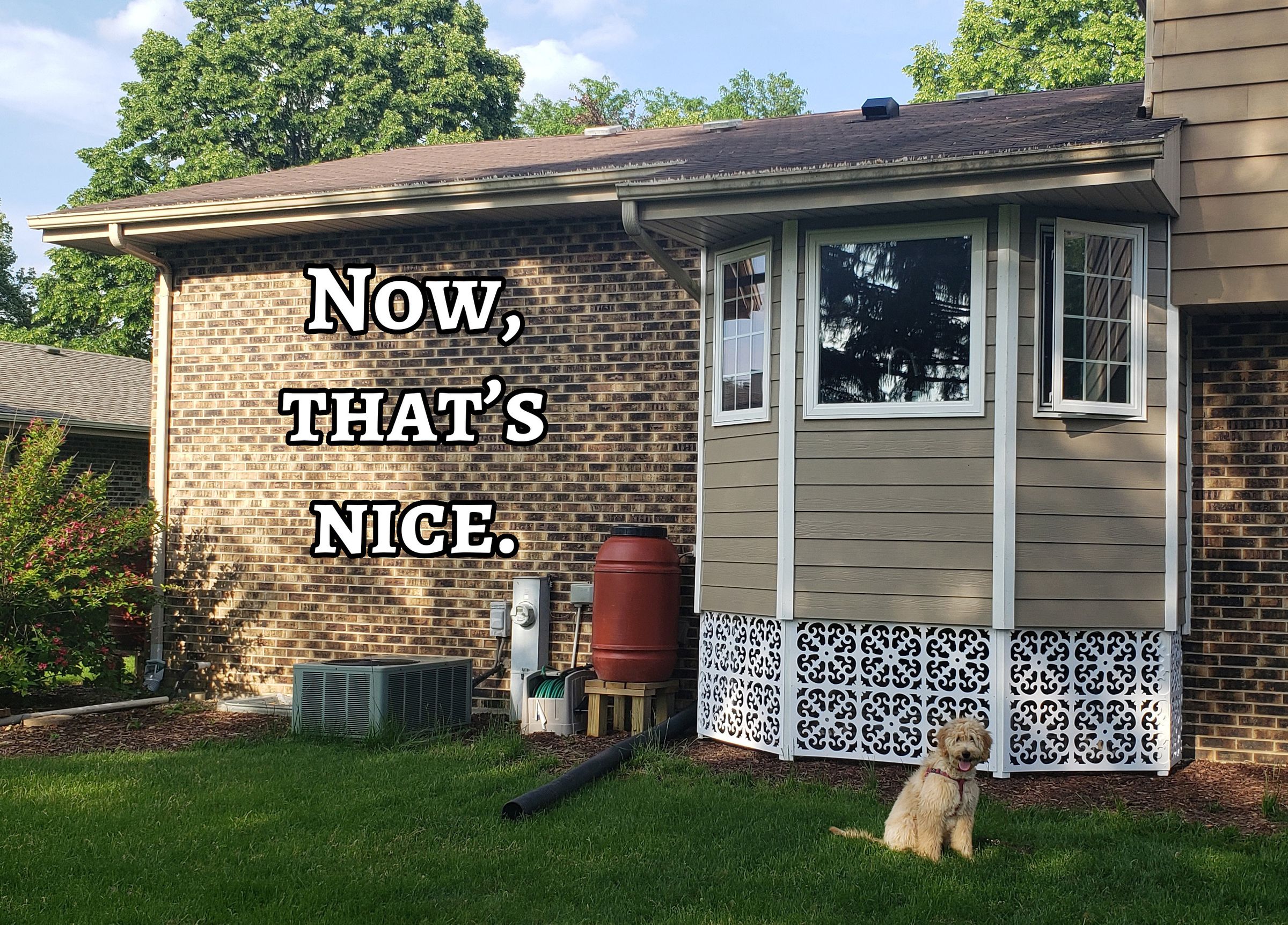 How to Install or Upgrade Lattice Below a Bay Window : 6 Steps (with ...