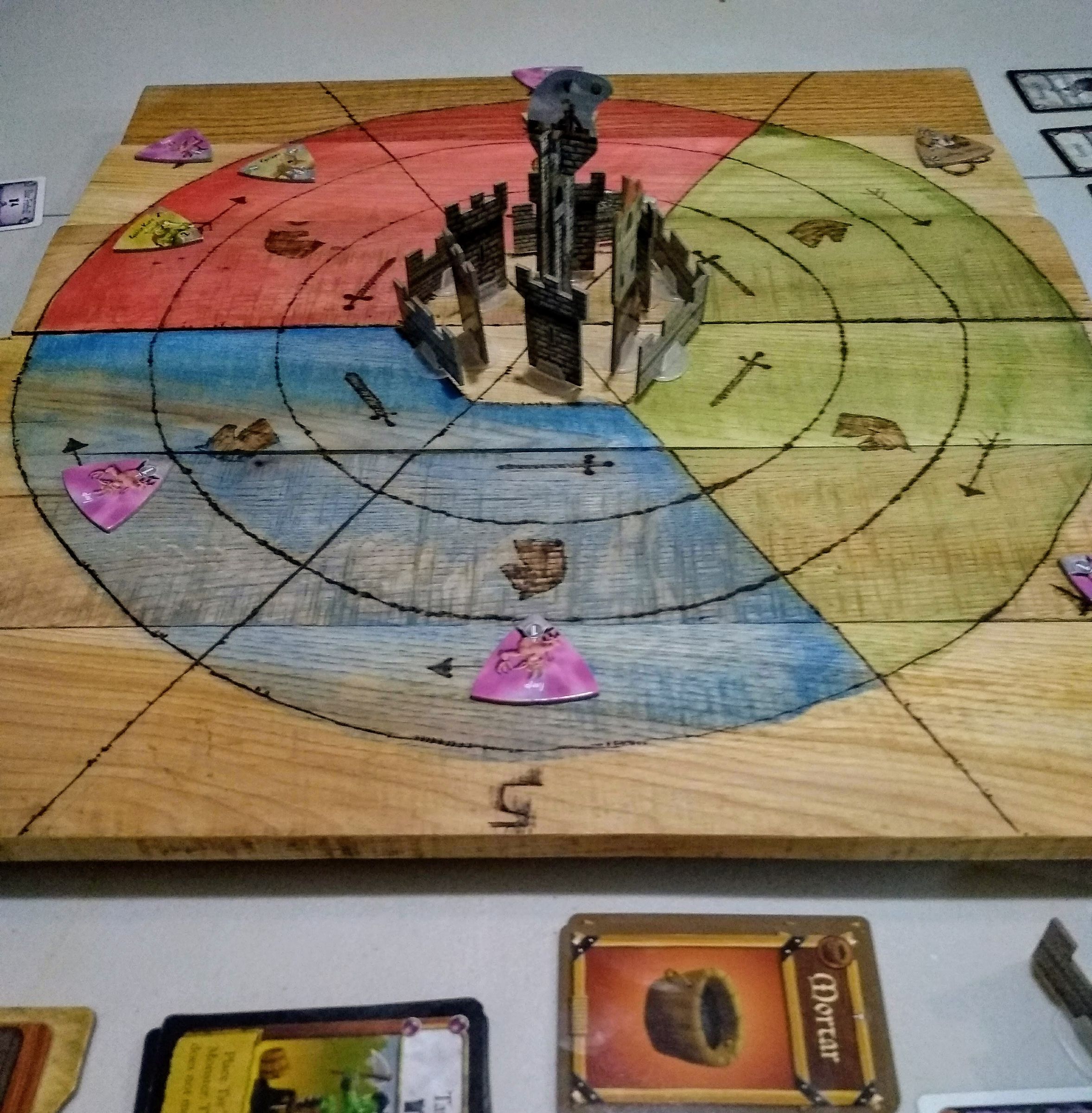 Woodburned Castle Panic Pallet Game Board : 7 Steps (with Pictures ...