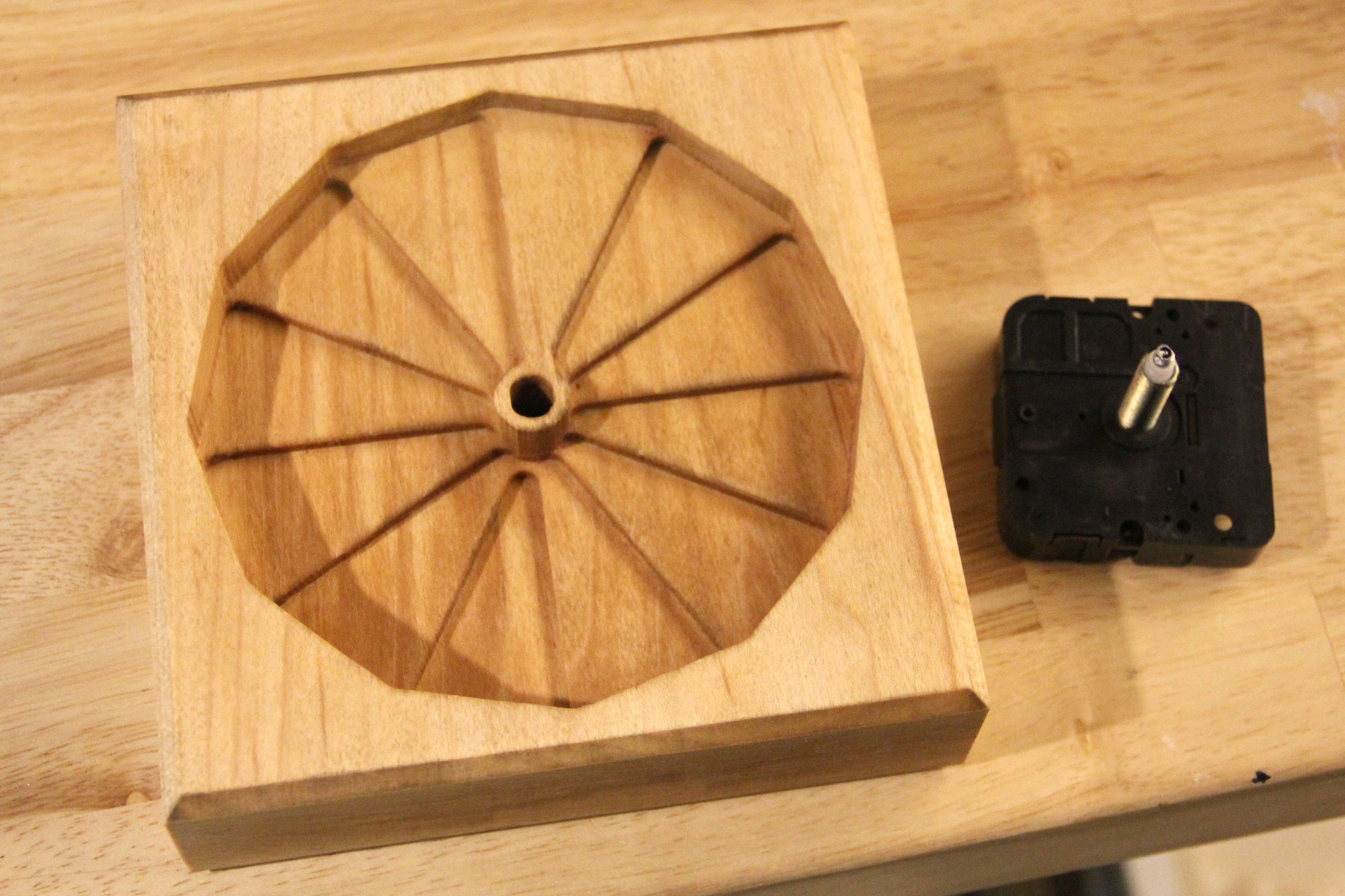 Step by Step Clock- 2 Sided CNC Wood Surfacing With Shopbot Router : 15 ...