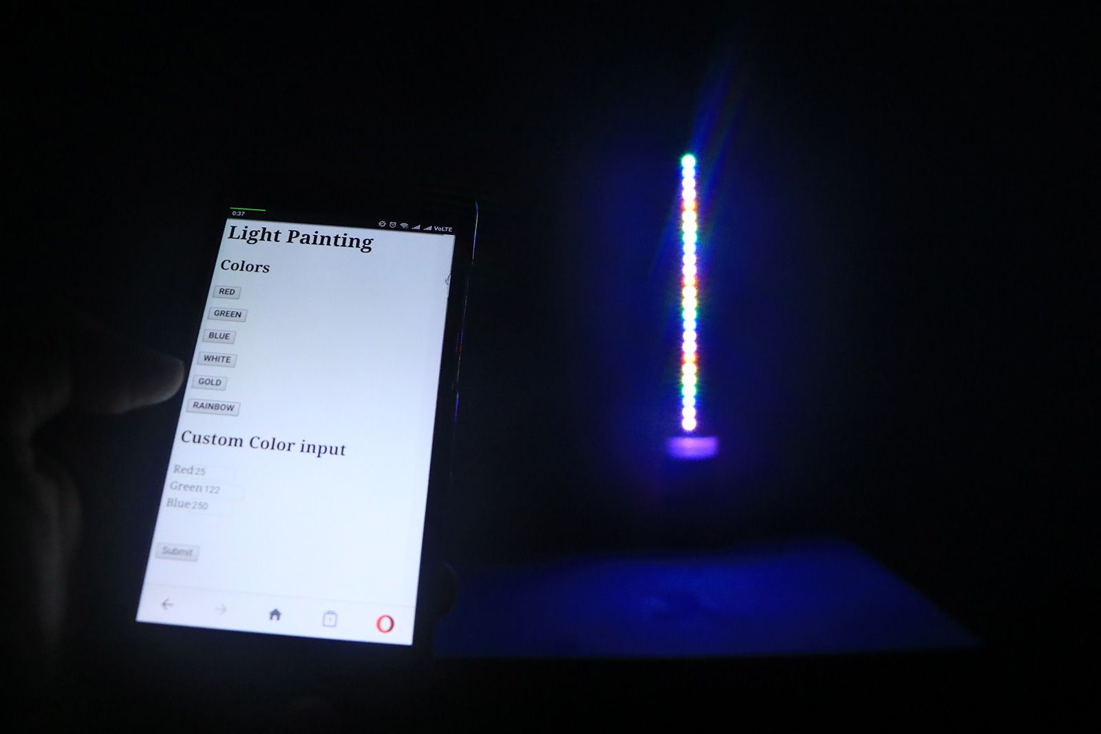 Arduino Based Multi Color Light Painting Wand : 13 Steps (with Pictures ...