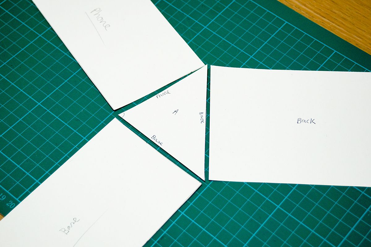 DIY Phone Holder | How to Sew a Triangular Stand for Your Mobile : 11 ...
