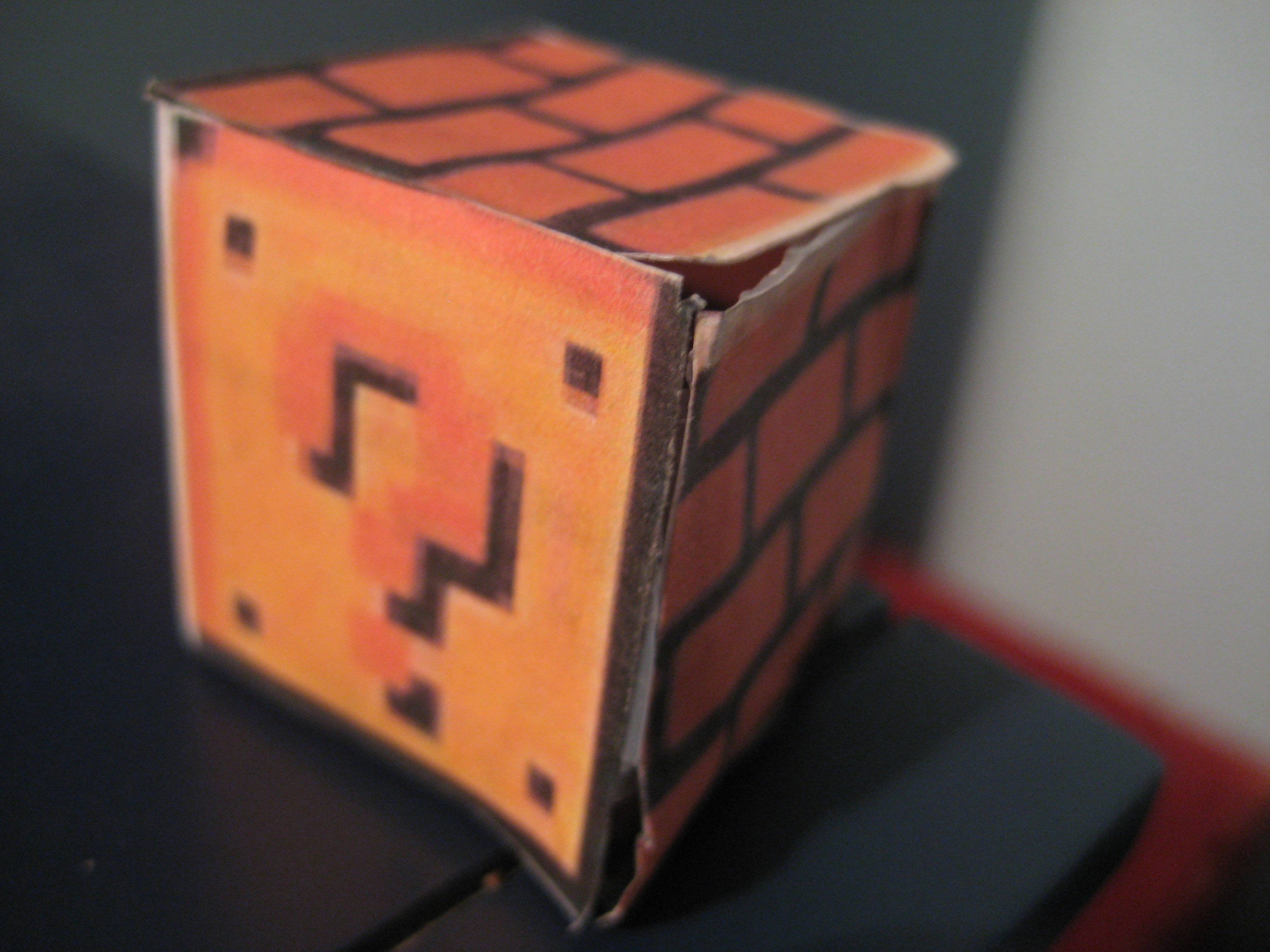 Super Mario Bros. Paper Question Mark Block : 4 Steps - Instructables