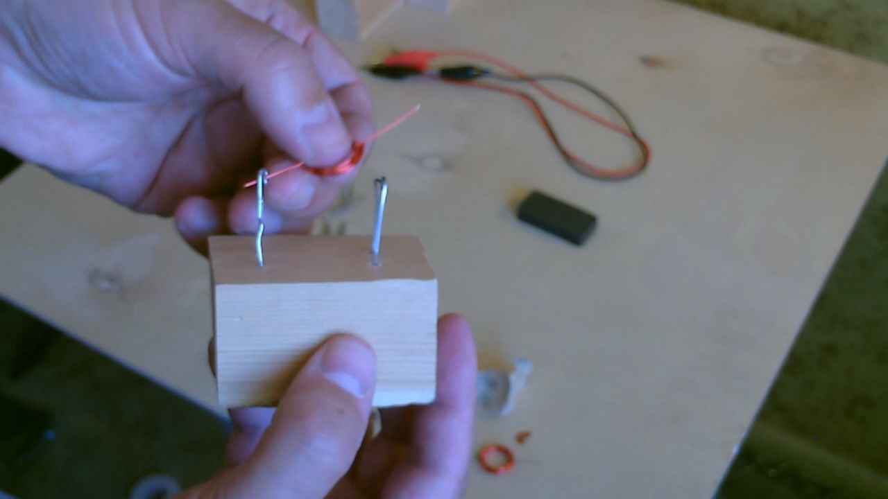 Homemade DC Motor! - How to Make a Simple DC Motor! - Simple DIY ...