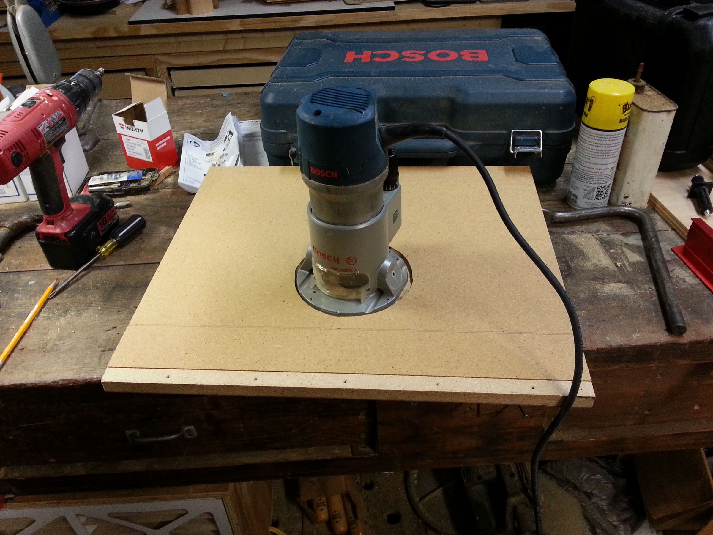 Add a Router Table With Dust Collector to Your Table Saw : 7 Steps ...