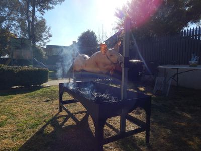 Make a Spit for Roasting Whole Pigs : 8 Steps (with Pictures ...