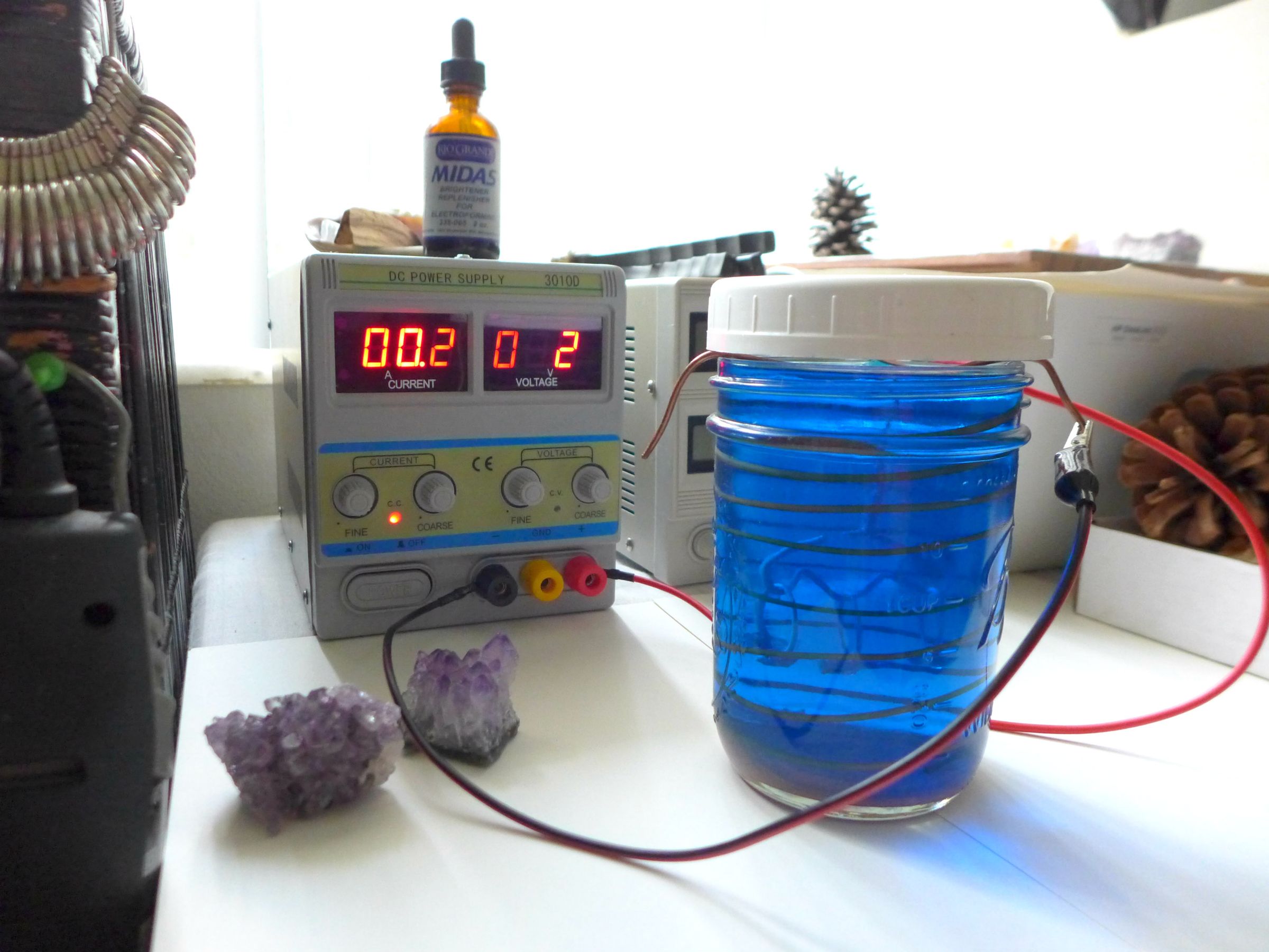 How to Make a Copper Electroformed Gemstone Open Ring : 13 Steps (with ...