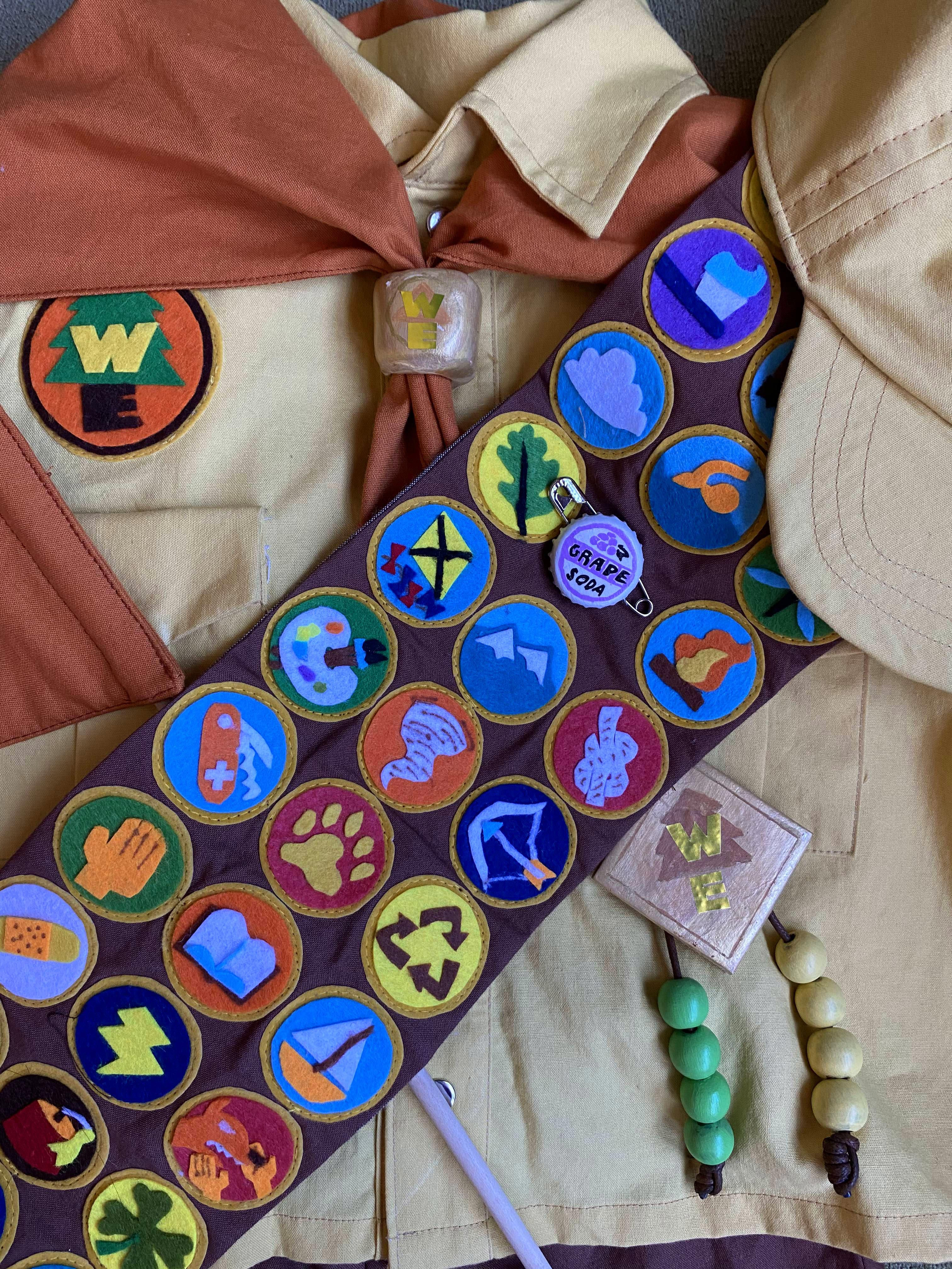 Pixar Up Russell Wilderness Explorer Costume for Child : 7 Steps (with ...