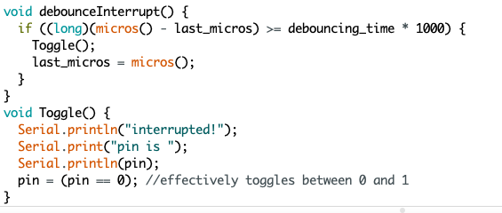 Arduino: Software Debouncing in Interrupt Function... - Instructables