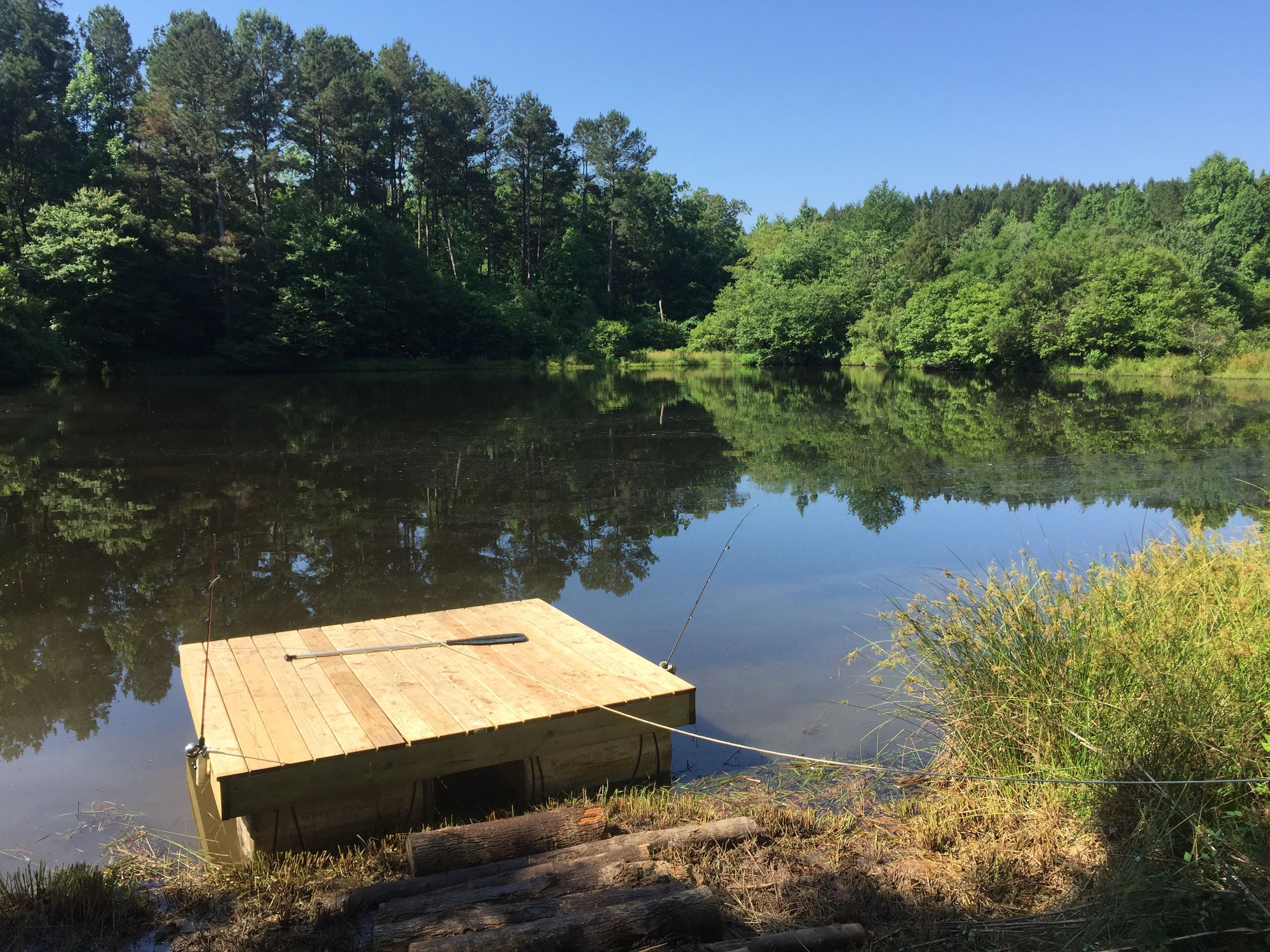 Floating Dock With Barrels (UPDATED) : 9 Steps (with Pictures ...