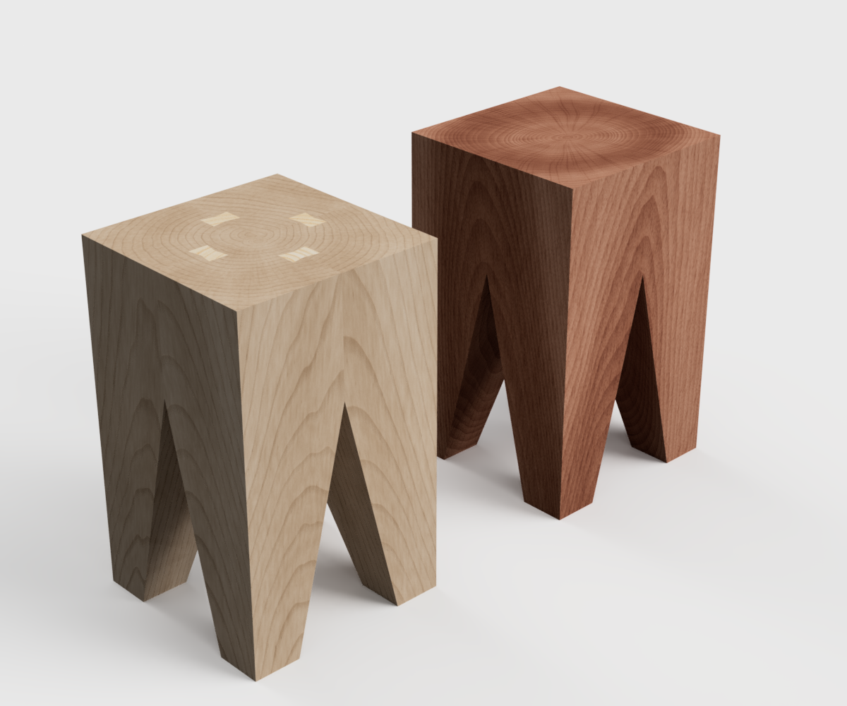 Backenzahn - a Small Side Table, Stool, or Plant Stand : 5 Steps (with ...