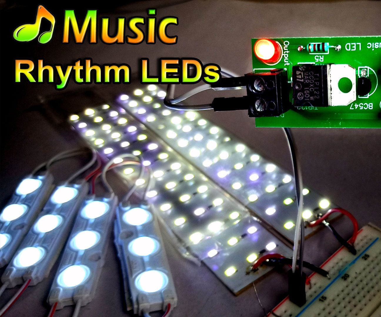 Music Rhythm LED Flash Light : 9 Steps (with Pictures) - Instructables