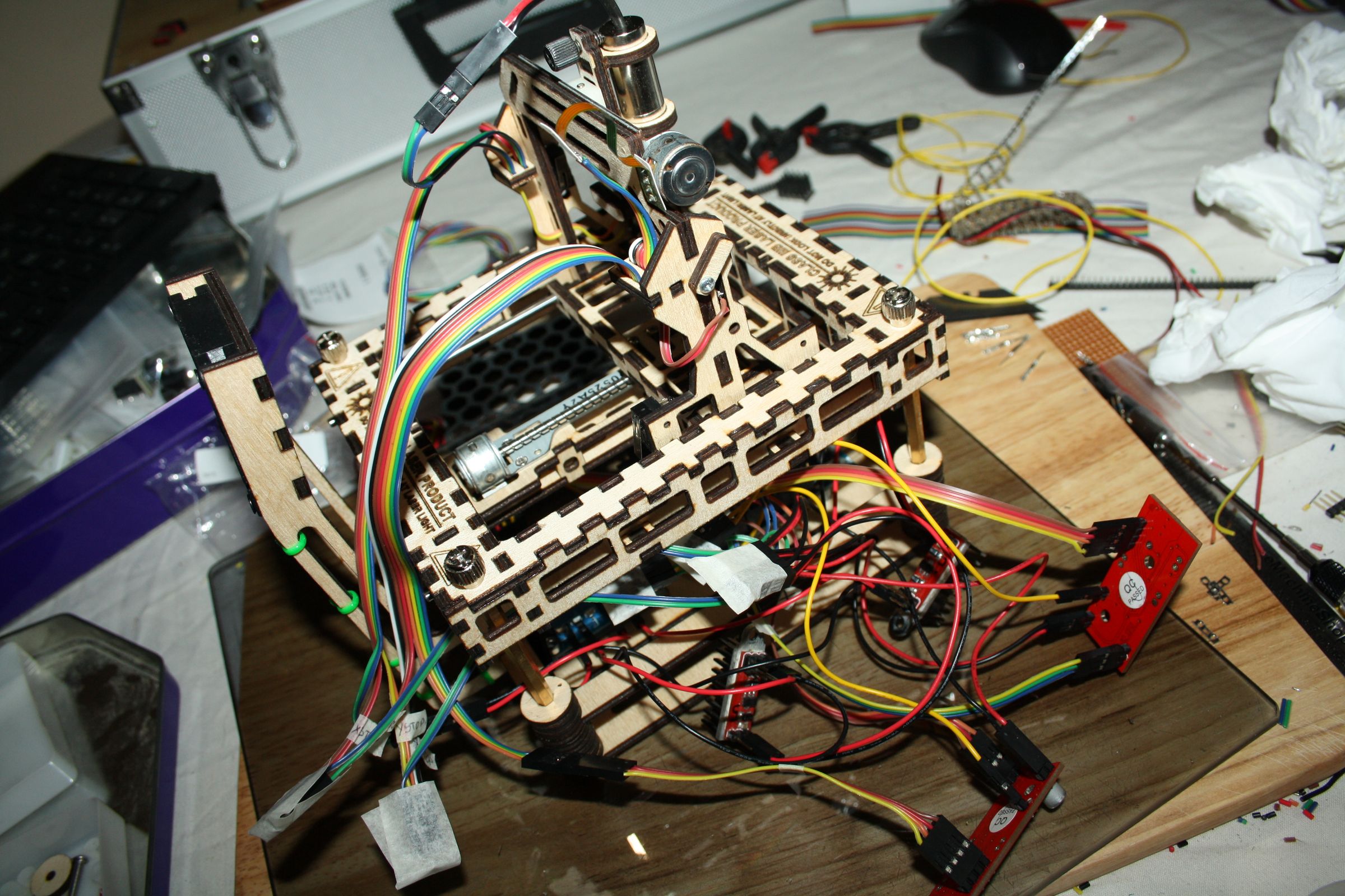 The MicroSlice V1 | a Tiny Arduino Laser Cutter : 10 Steps (with ...